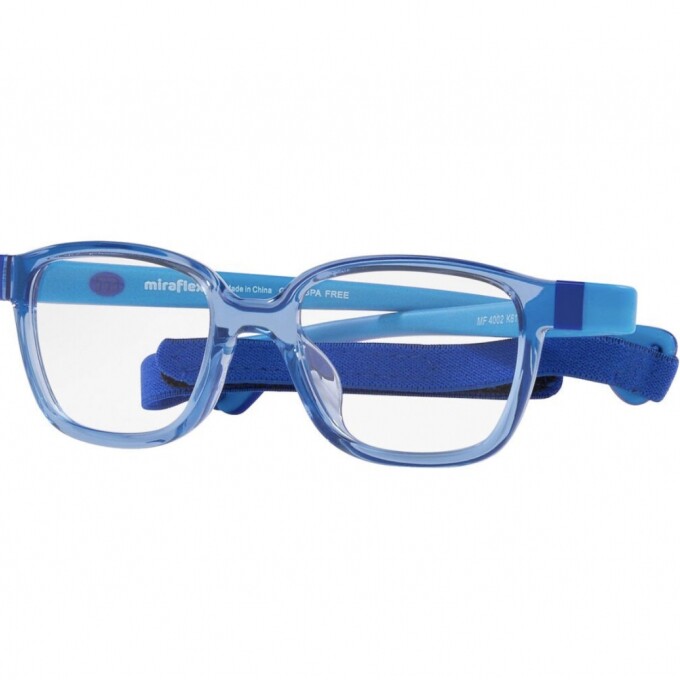 Miraflex 4002 - Azul traslucido y celeste — Optica Americana