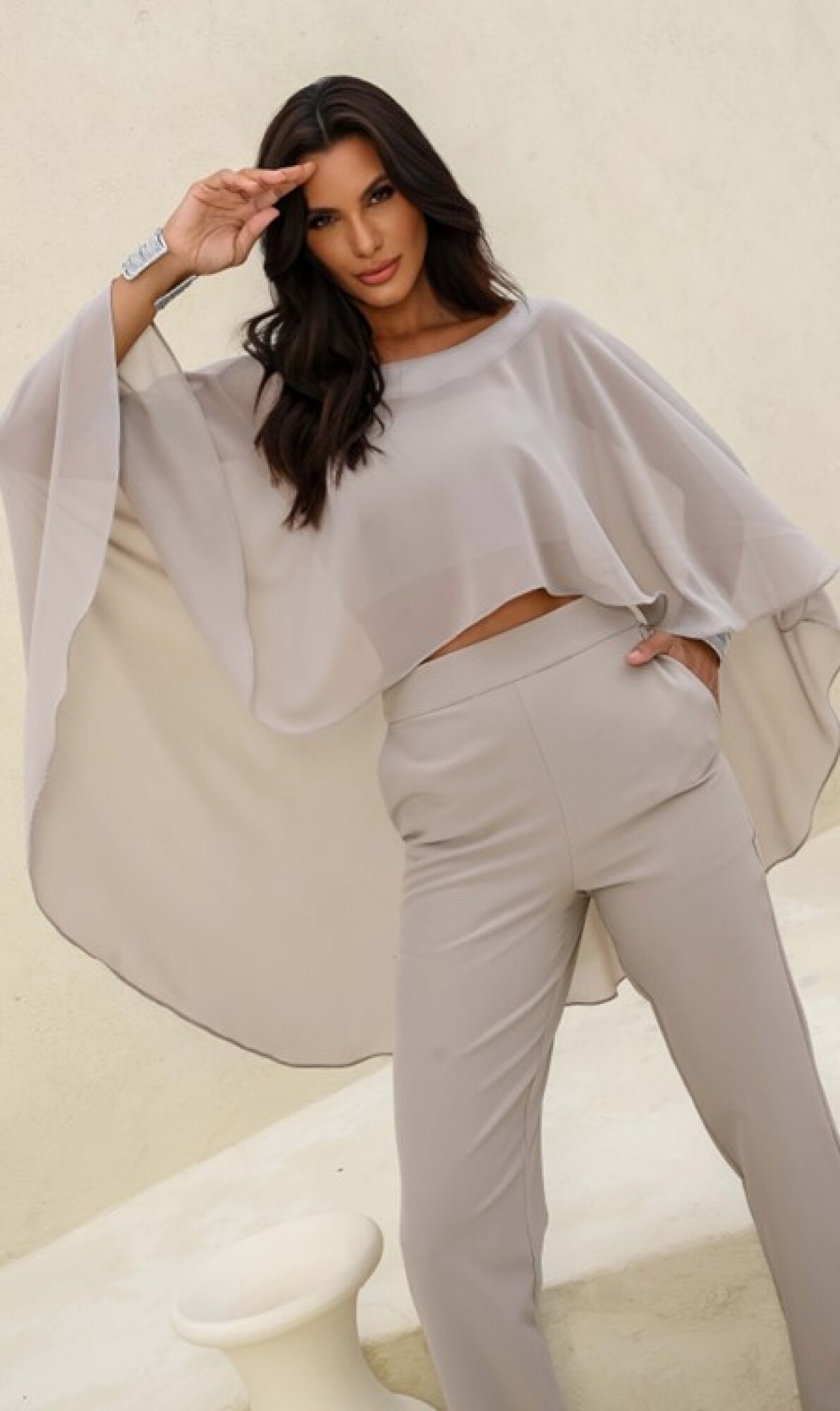 Conjunto Jenifer - Gris — Paulista