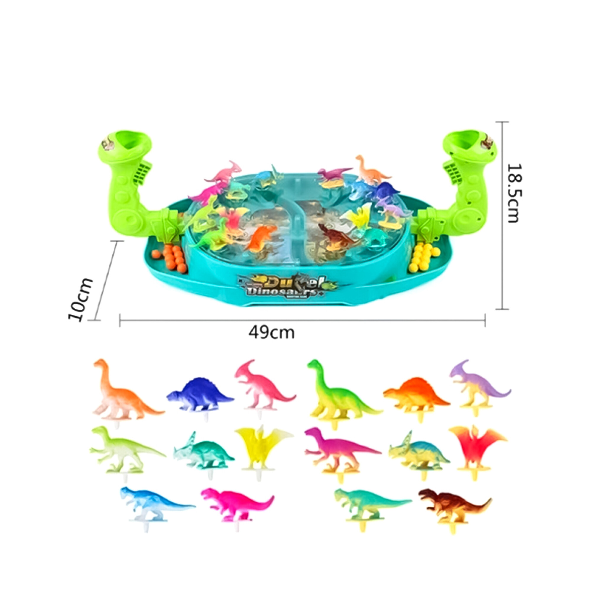 Juego Batalla De Dinosaurios Juego Mesa Con 80 Pcs — El Rey del ...