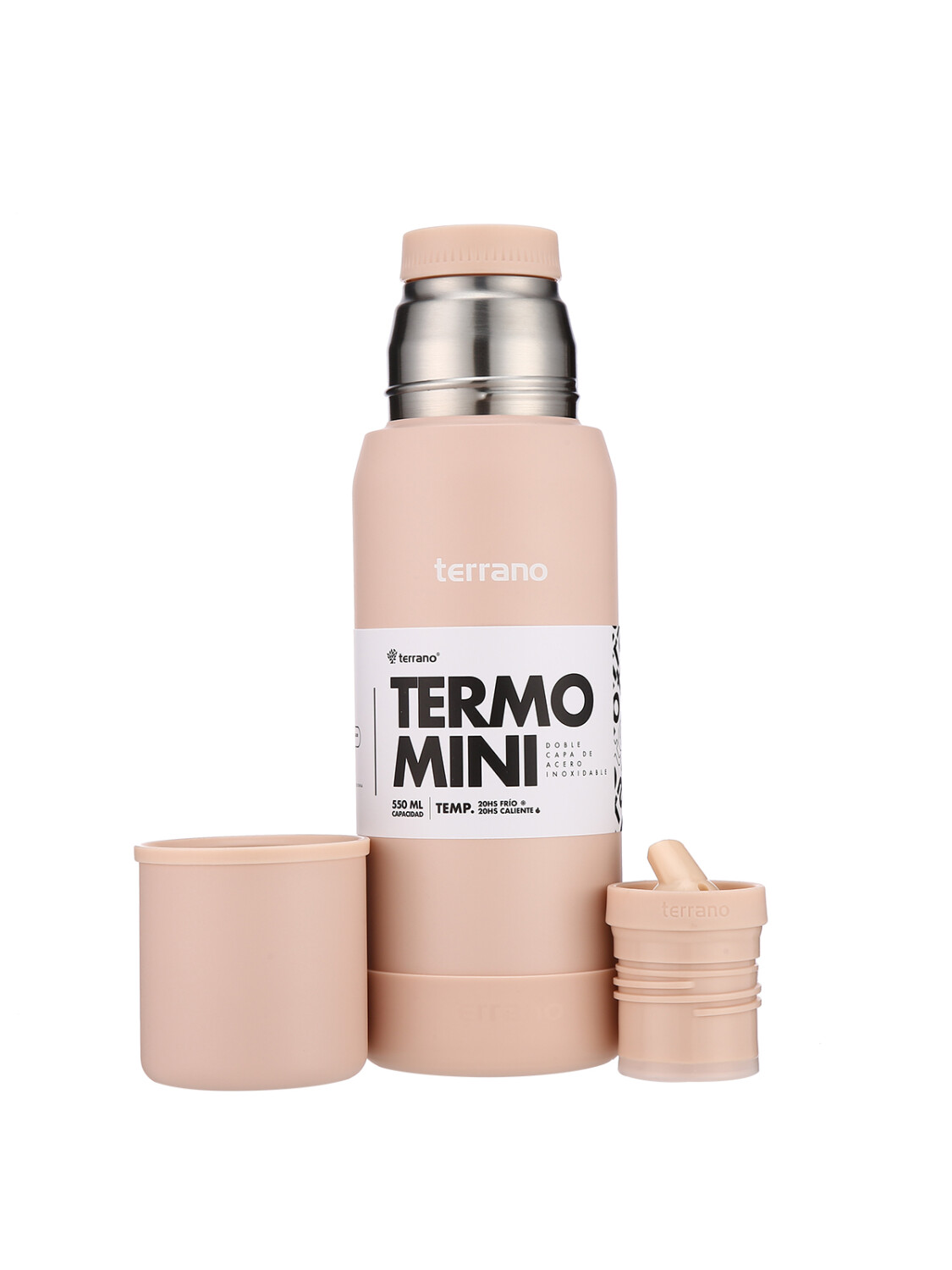 Termo Mini Premium - 500mL. - Rosado — Terrano