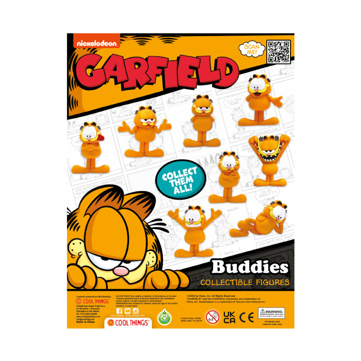 Garfield Buddies Collectible Figures — X Uruguay