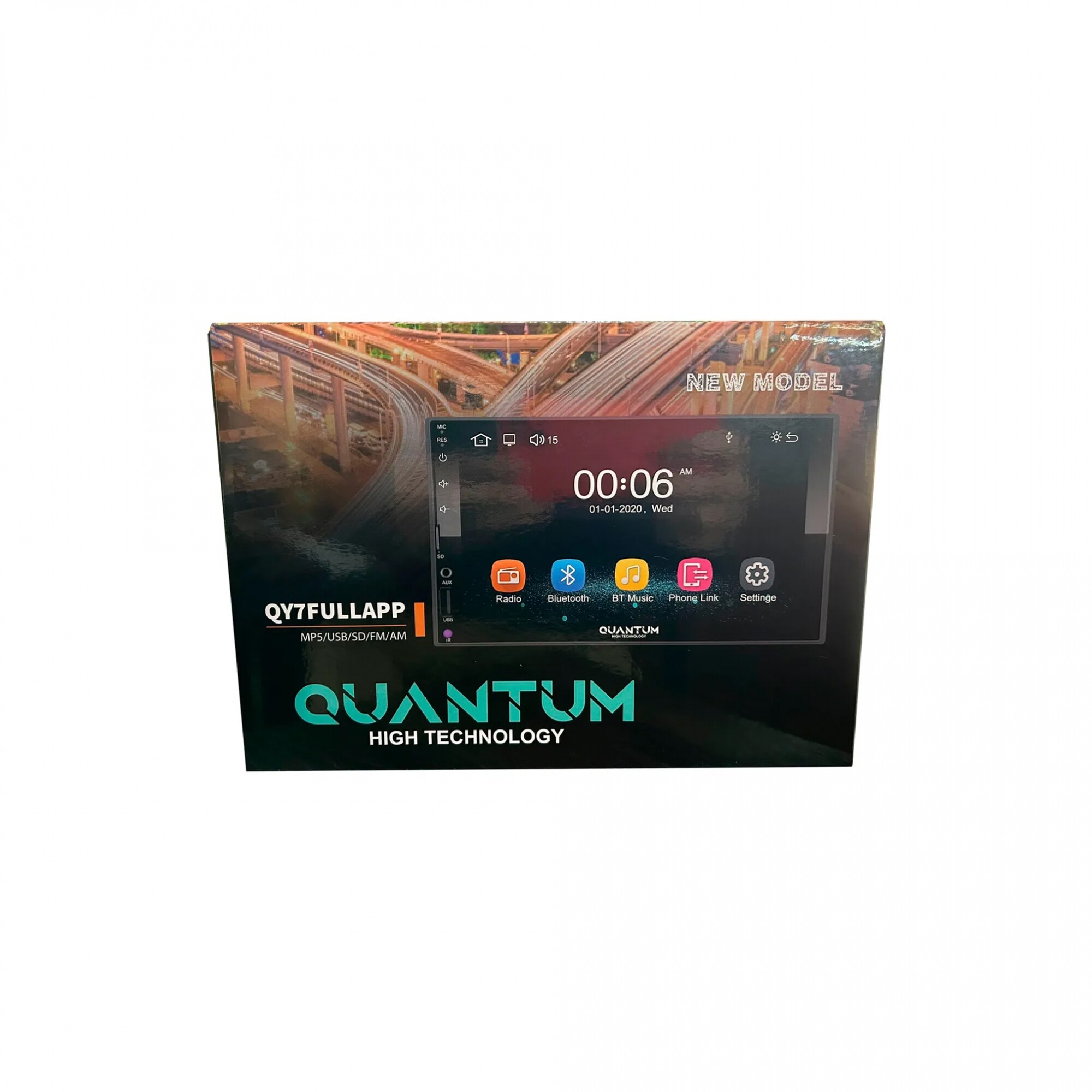 Quantum Radio Multimedia 7" Usb WiFi Carplay Mirror LIink/AmFm — Rolling