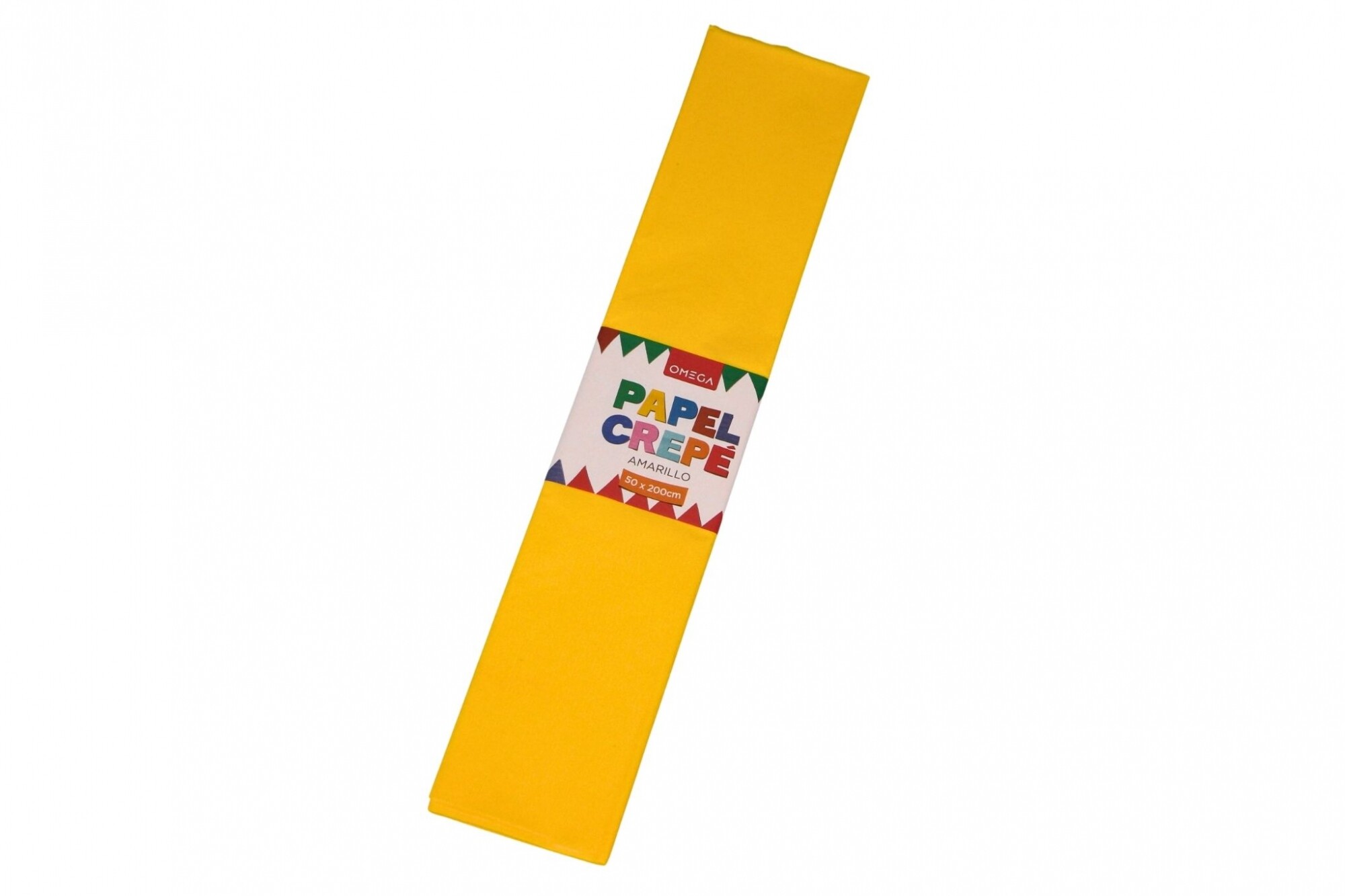 PAPEL CREPE 2MTS.X0.50 - COLOR AMARILLO — Alberto Gandulia