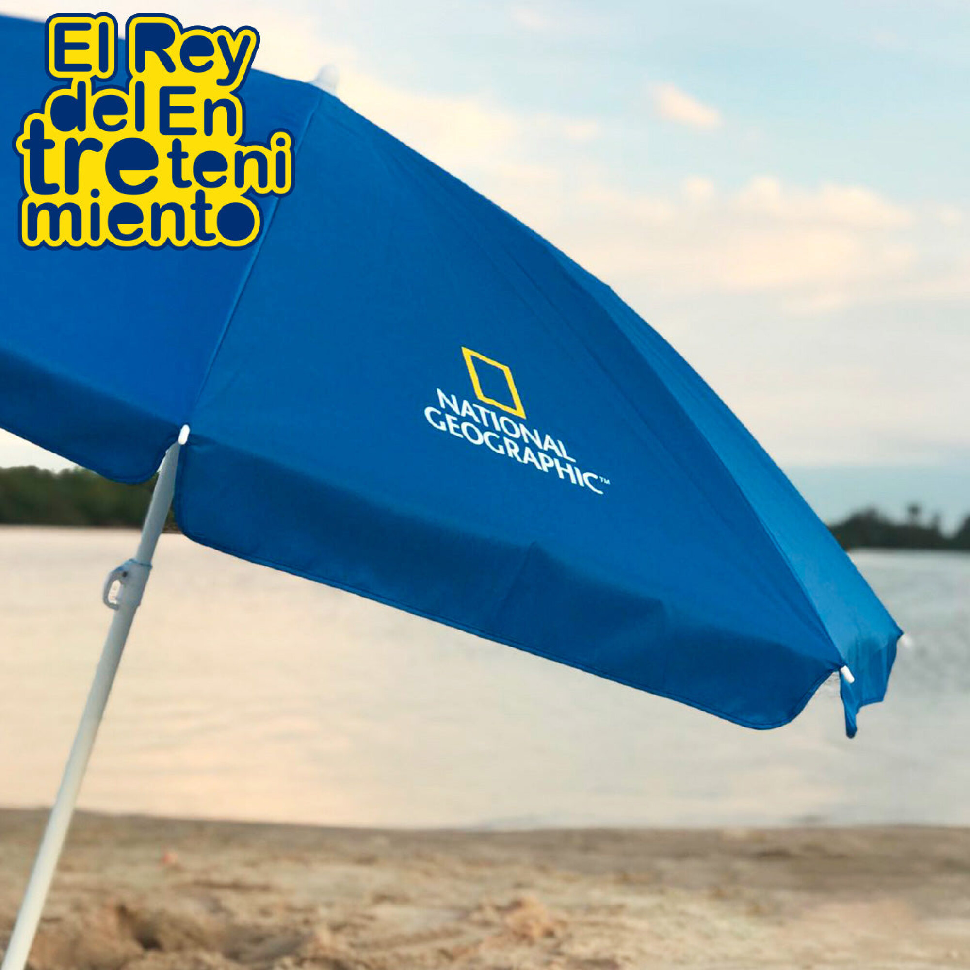 Sombrilla Playa National Geographic 1.9Mt Filtro Uv50 — El Rey del ...