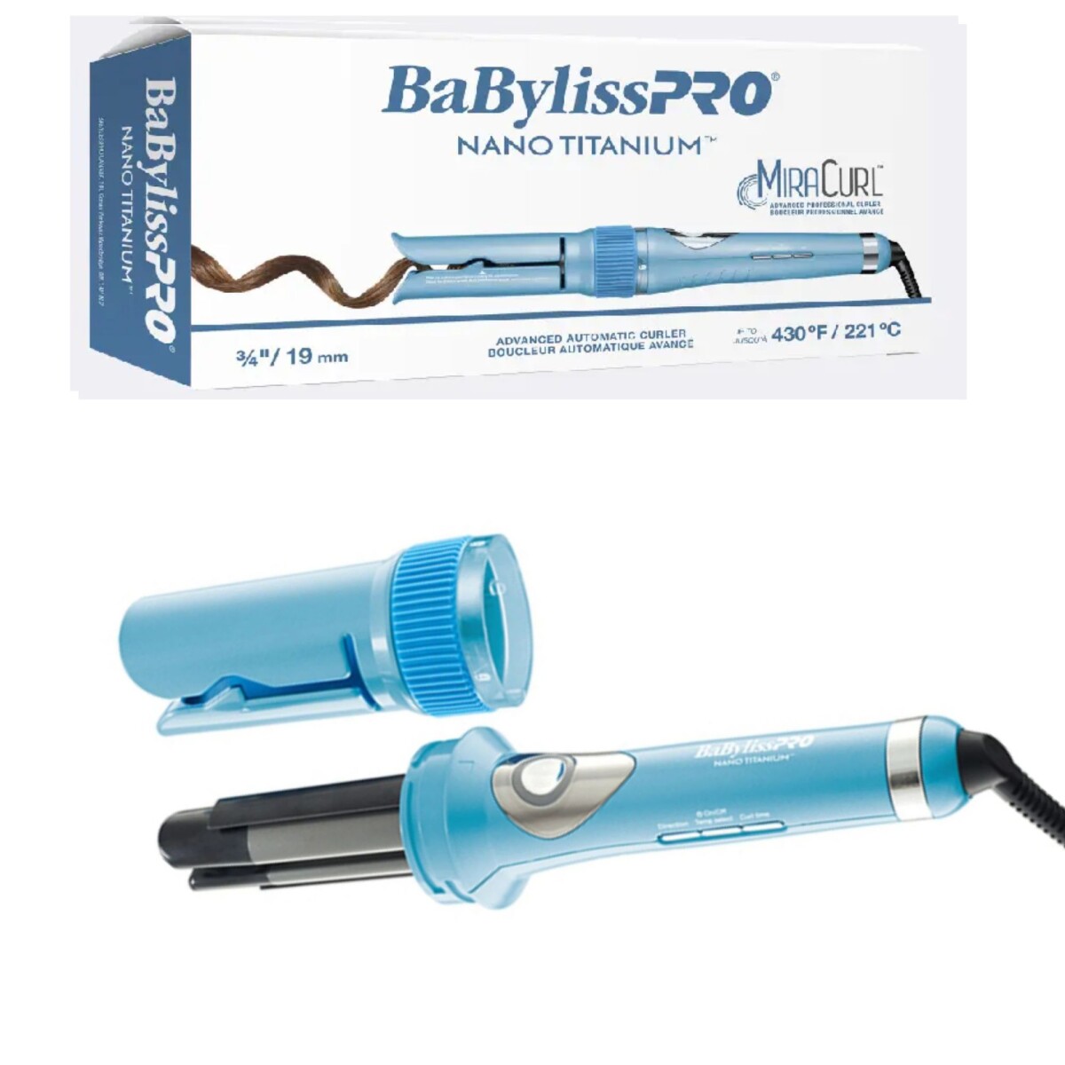 Ondulador Babyliss Miracurl Pro CS75 Nano Titanium BTMCS75 — Bristol