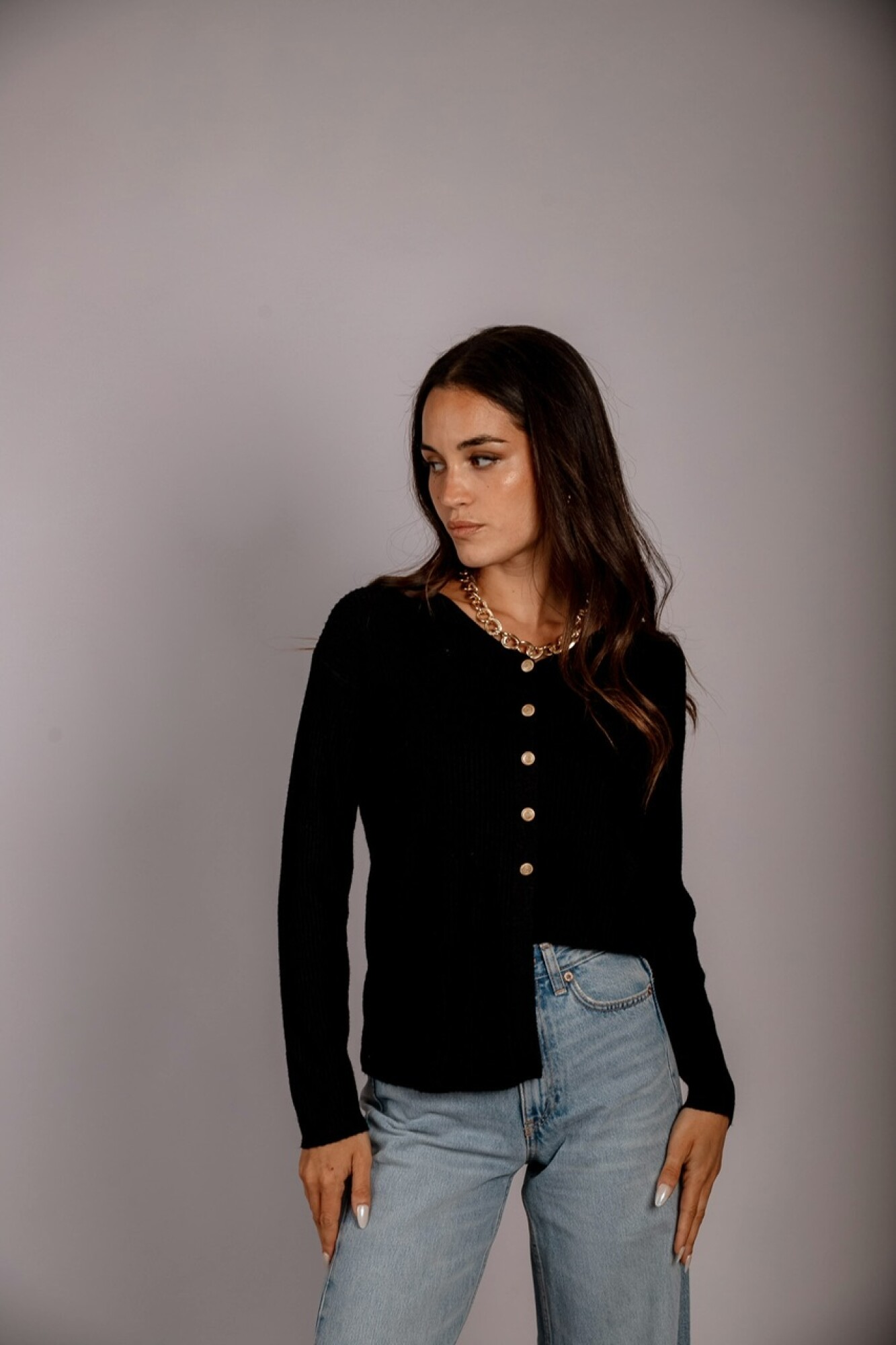 Blusa Marina - negro — Bianca Store