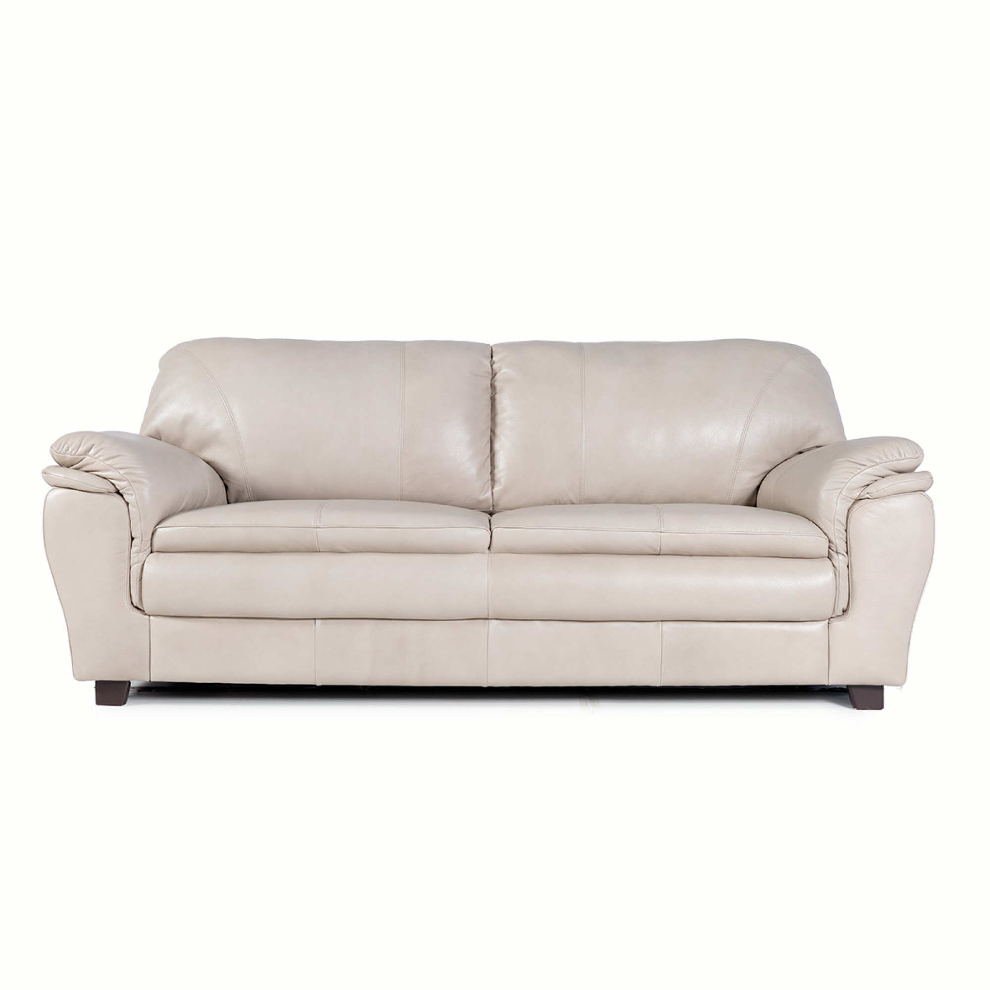 Sofá Arezzo - Cuero Básico - 3 cuerpos - Marfil — NYR Uruguay