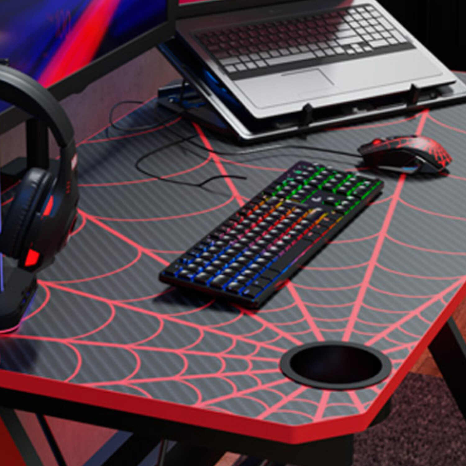 Mesa Gaming Xtech Spider Man - Miles Morales — Tienda Soy Santander