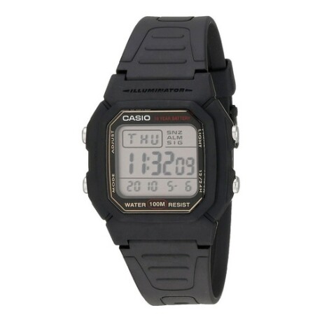 Reloj digital multifunción Casio caballero - Negro,Negro,Negro ...
