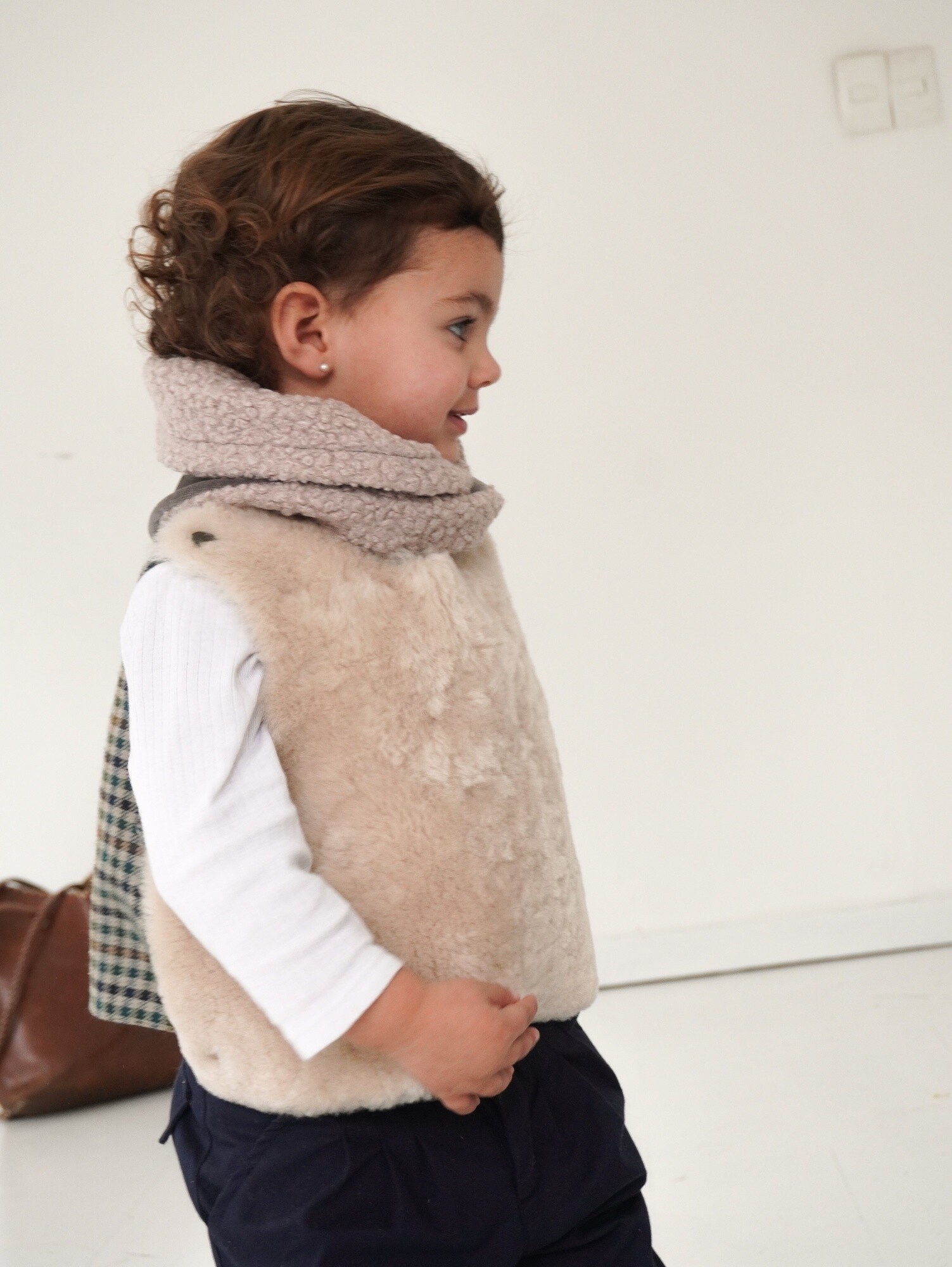 Mini Neck Gurí - Gris / Topo — Sierra Mora