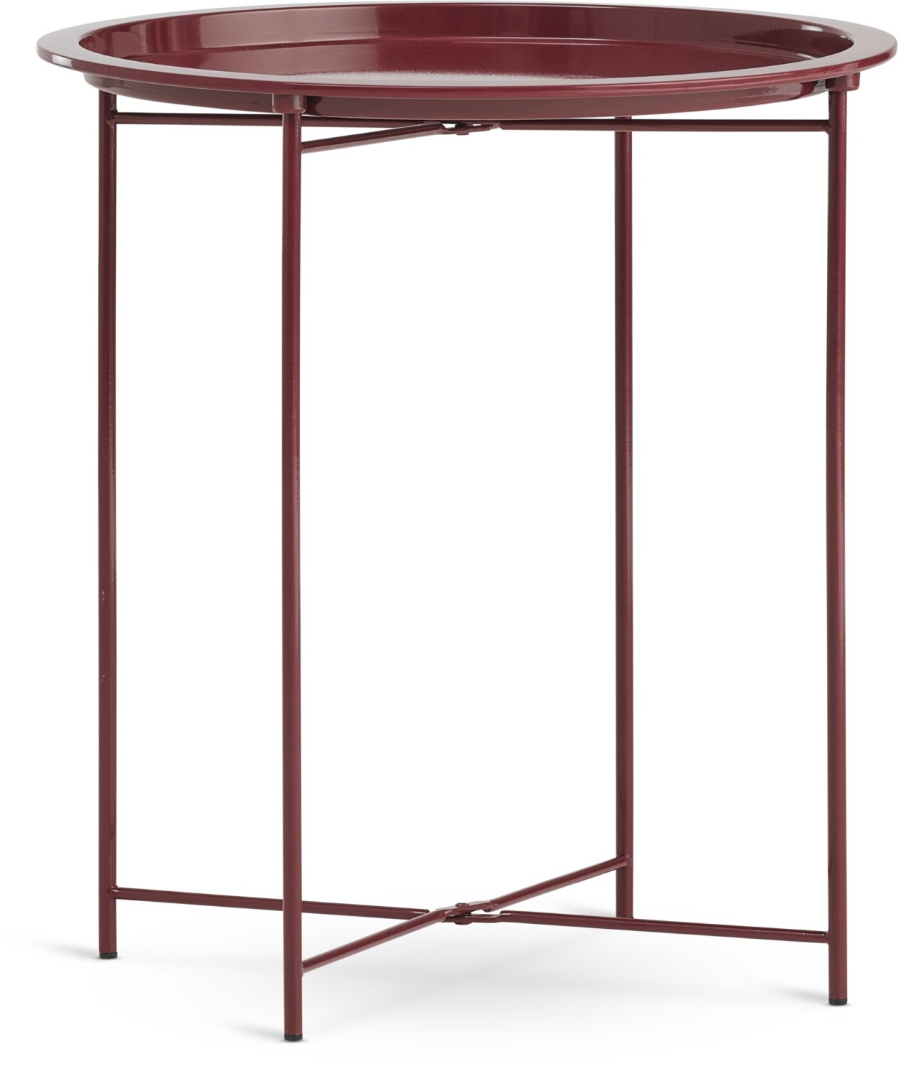 Mesa auxiliar RANDERUP Ø47 bordeaux — JYSK