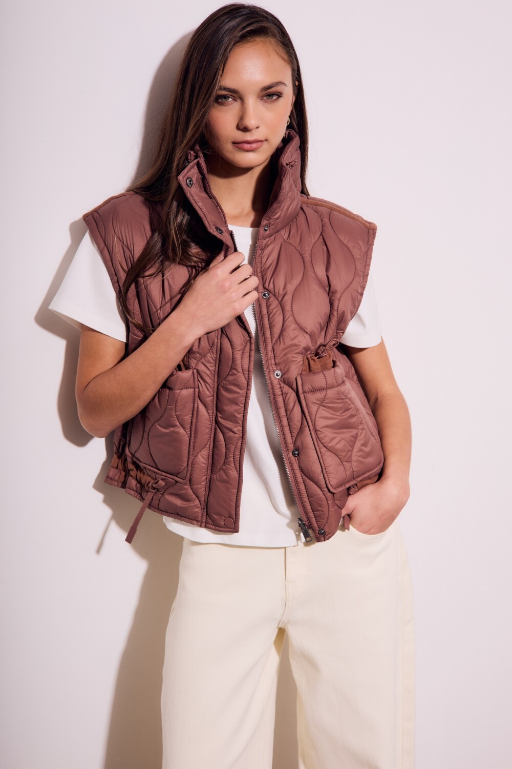 Chaleco Reversible - Marrón — Lemon