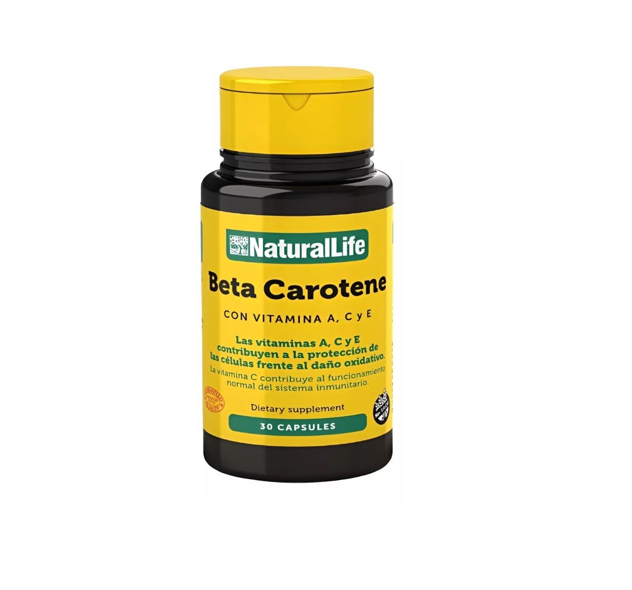 Natural Life Beta Carotene 30 Cáps — Wikimúsculos