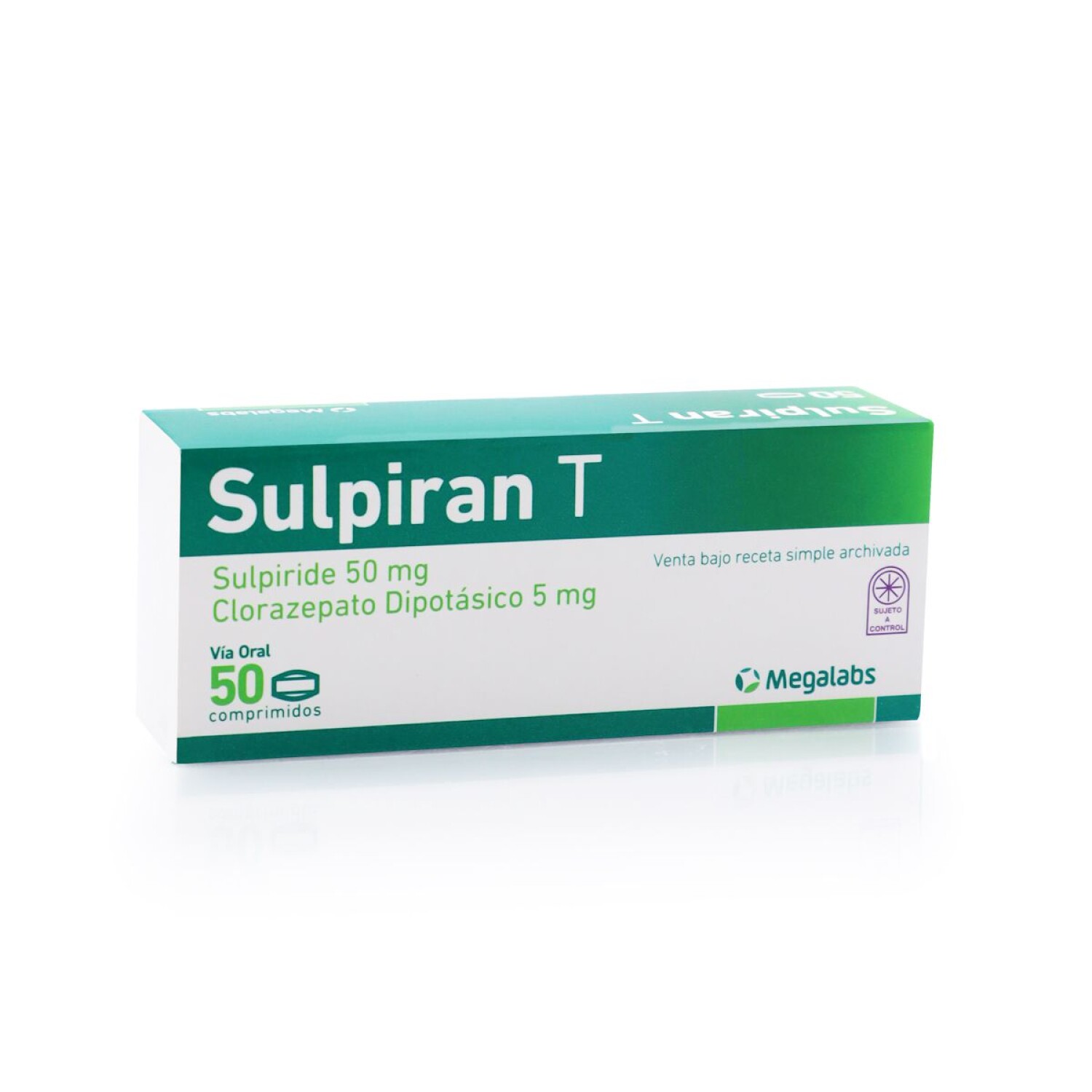 SULPIRAN T CJ X 50 COMP. — Farmacenter