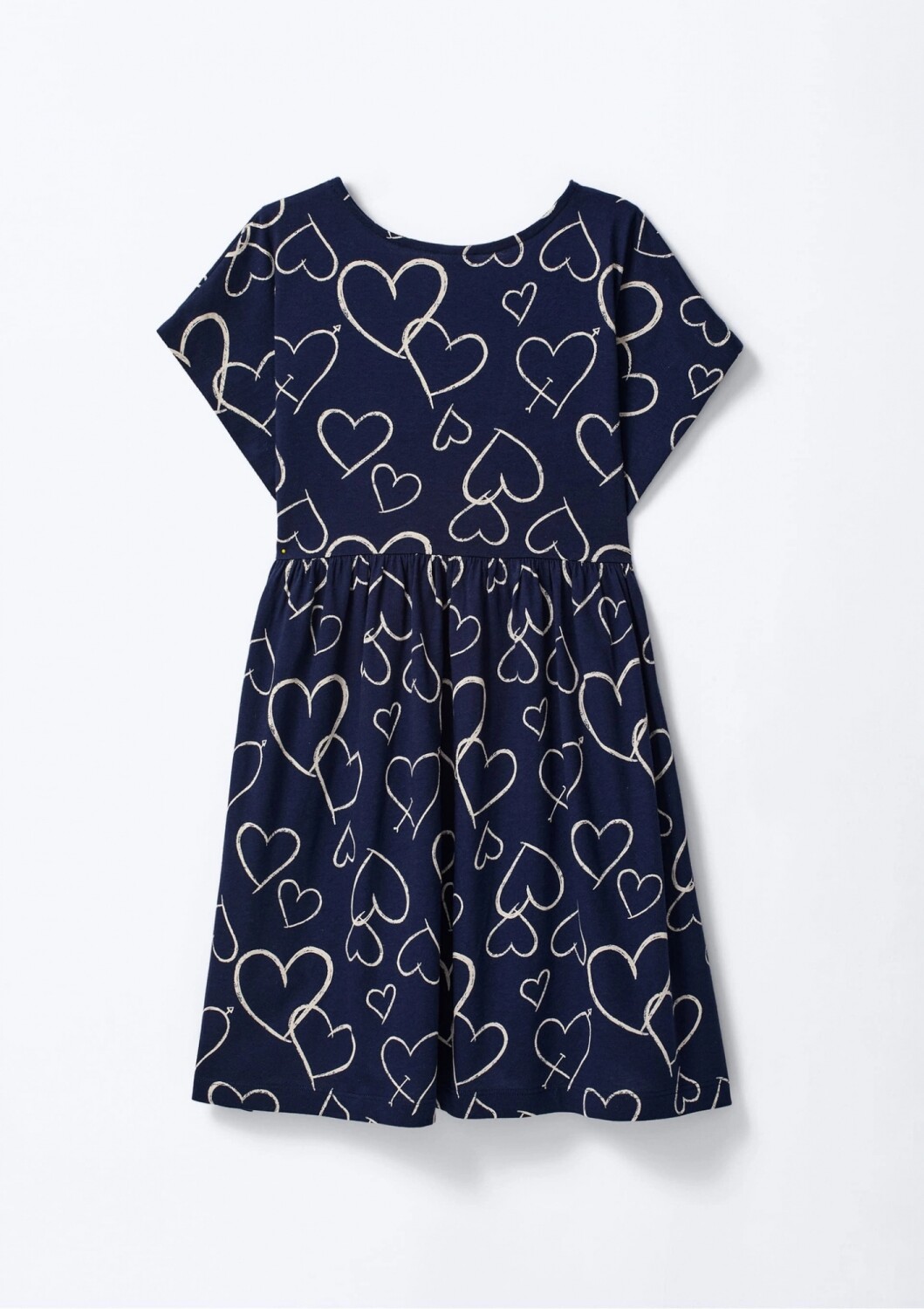 VESTIDO CORTO CON ESTAMPADO - AZUL — Hering