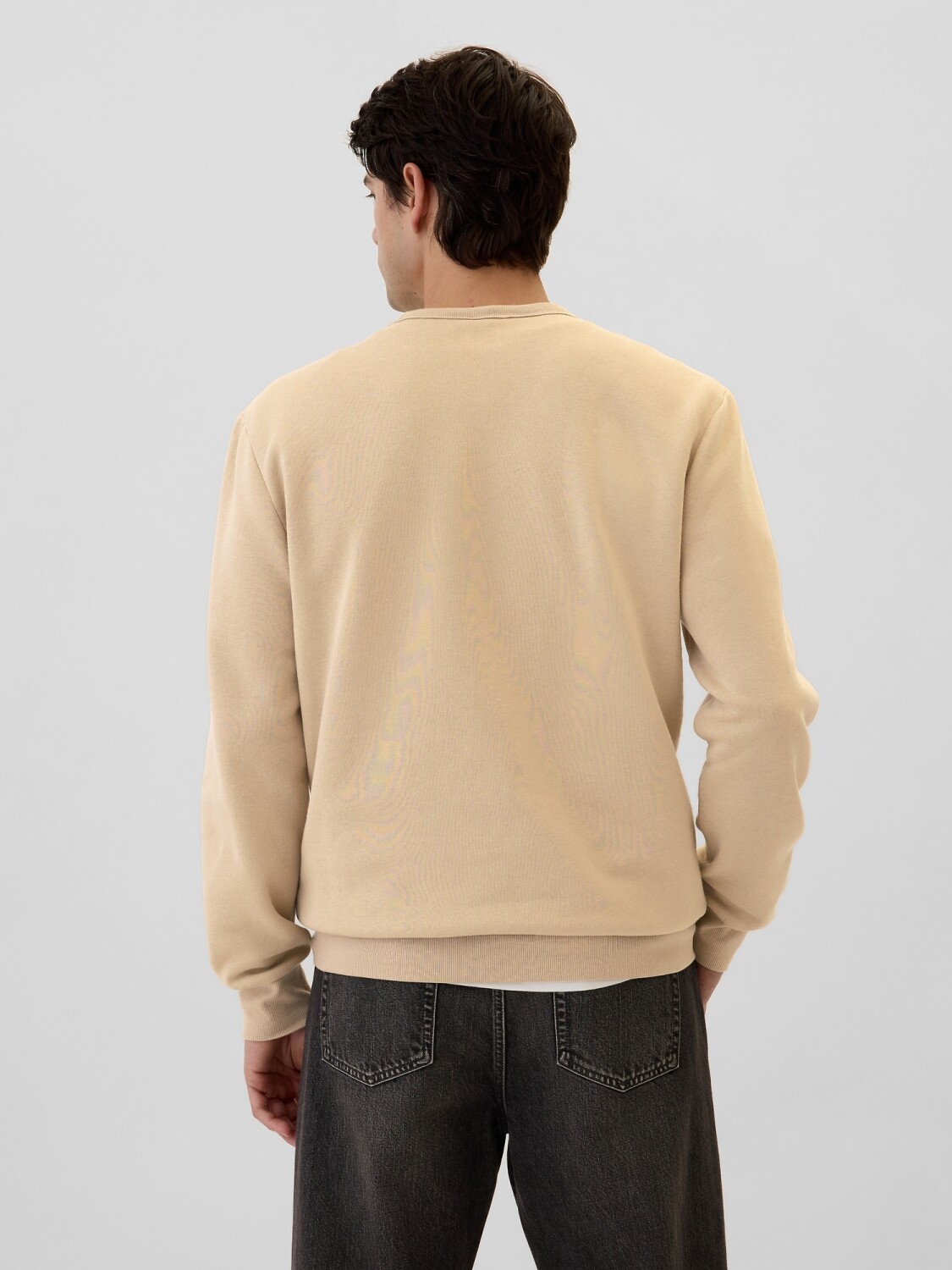 Buzo Deportivo Logo Gap Hombre - Khaki — GAP Uruguay