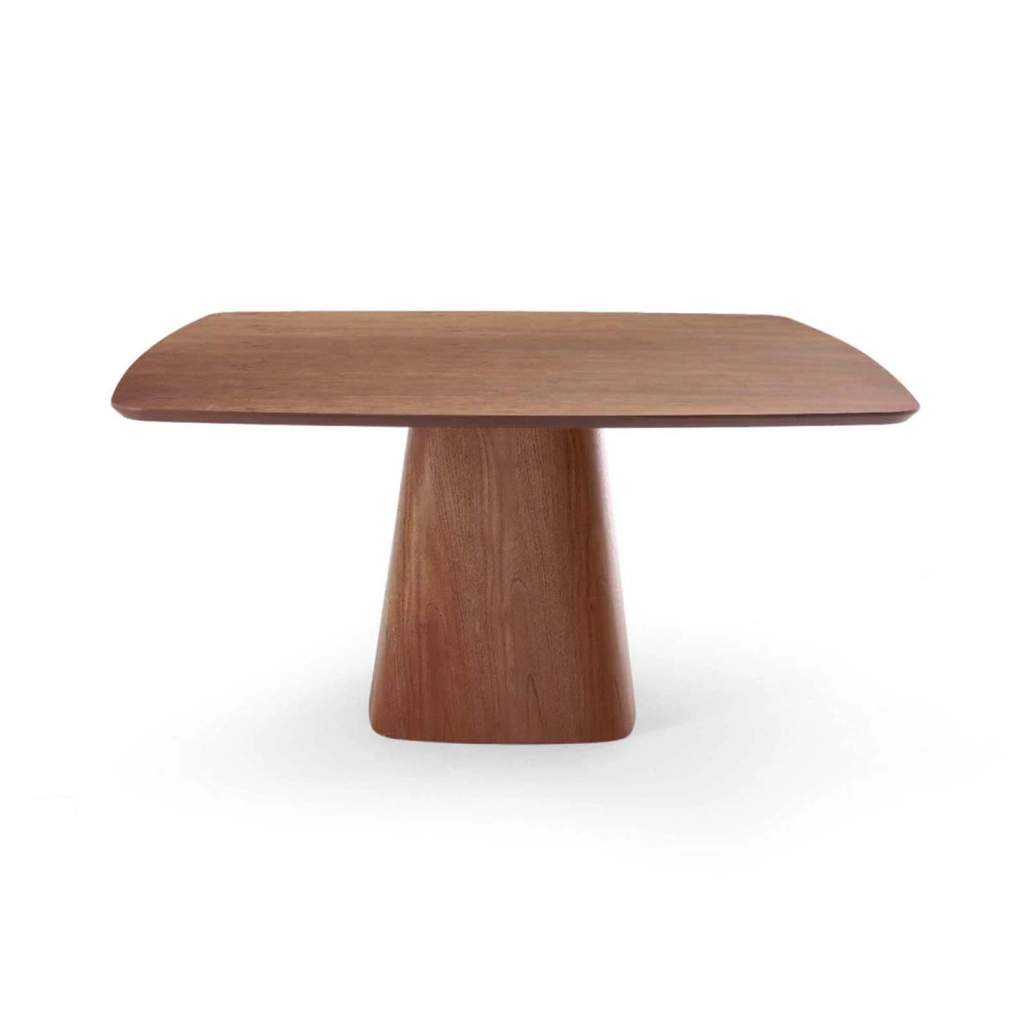 Mesa De Comedor Cuadrada Mdf-y-madera Marron Alice New — Divino