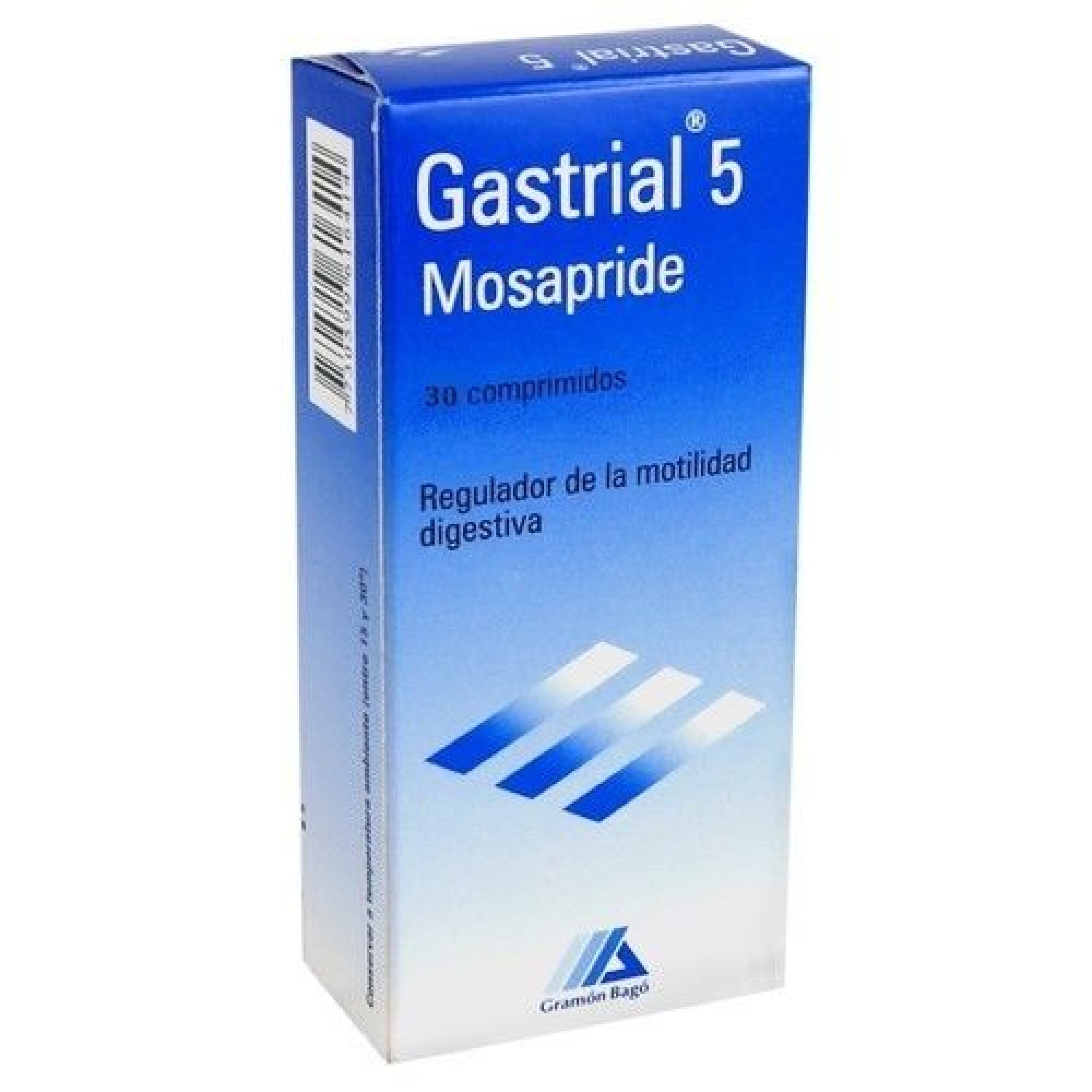 Gastrial 5 mg 30 Comprimidos – Control del Reflujo y Gastritis — Farmaglam
