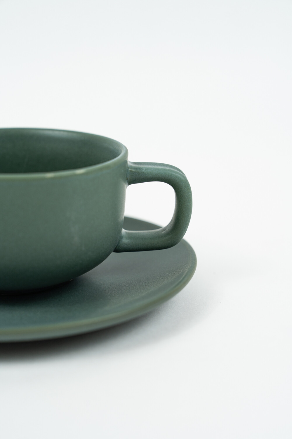 Taza Con Plato, Carola - Color Unico — Indian