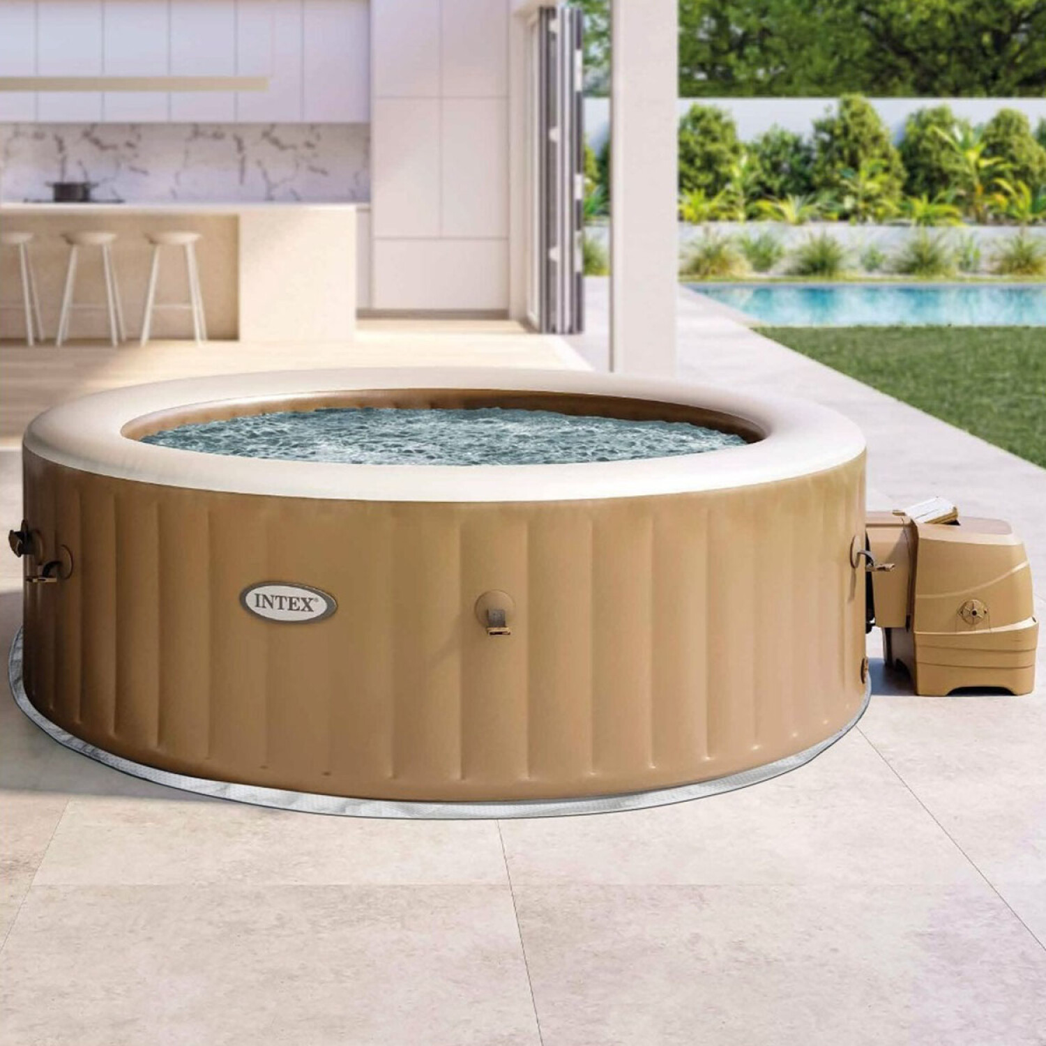 Intex Jacuzzi 6 Persona Pure Spa Hidromasaje Inflable — El Rey del ...