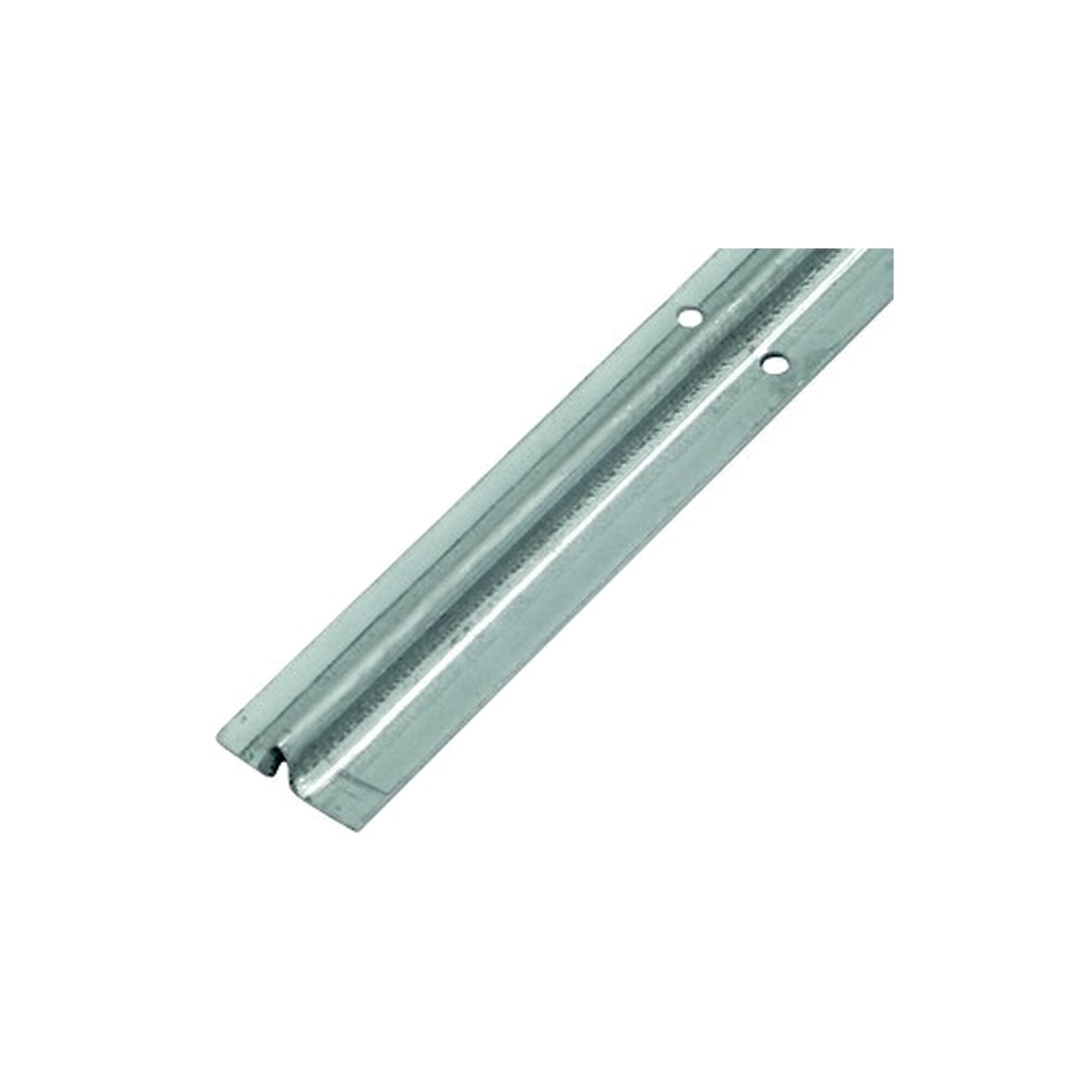 Riel infe hierro zinc p/rueda 32mm x 2mt Ruedamas — Multi Soluciones