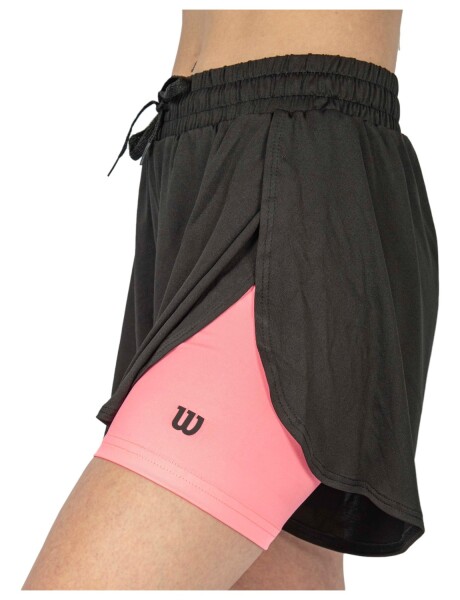 Short Deportivo para Dama con Calza Biker Integrada Wilson Negra ...