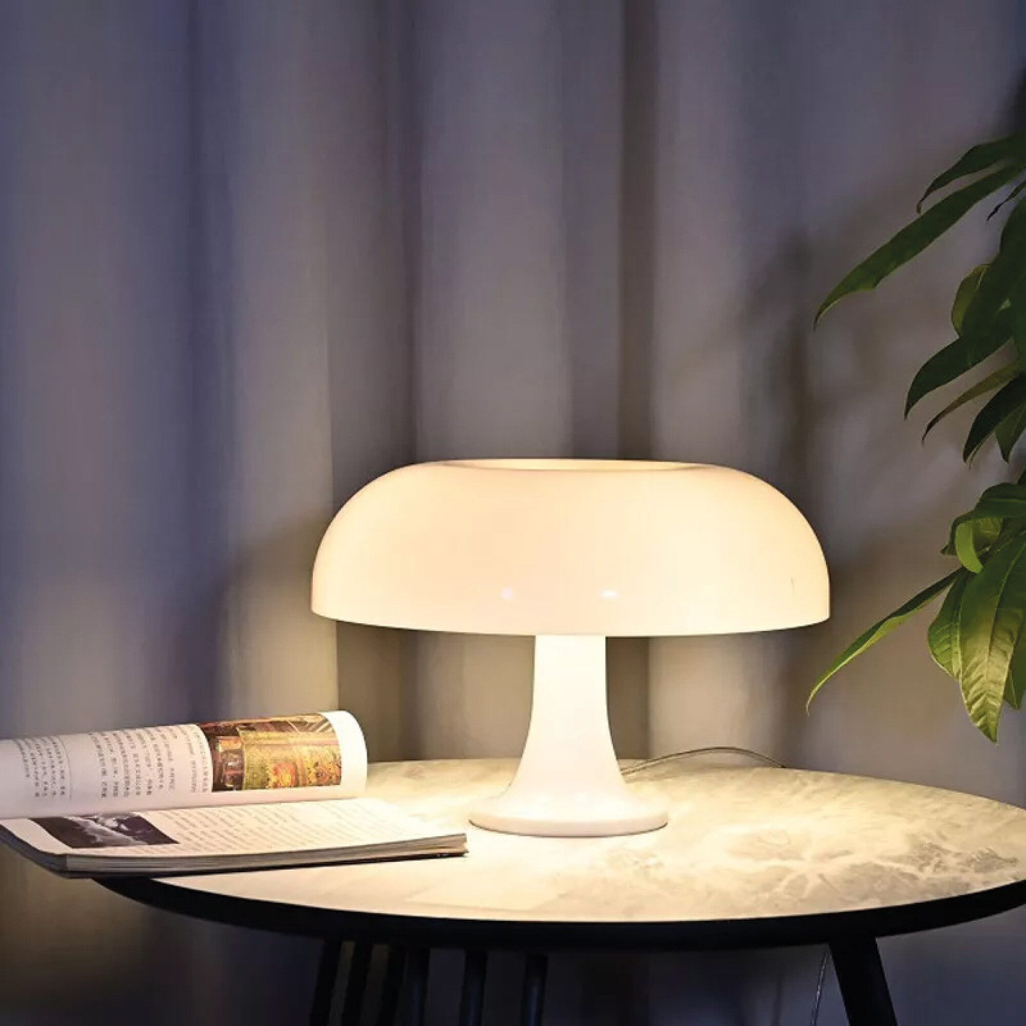 Luminaria de Mesa Navone Blanca — Serlux