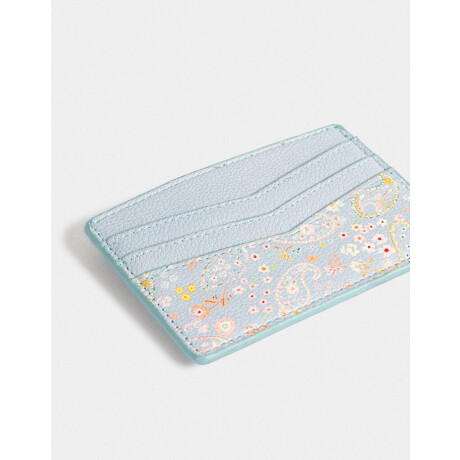 Tarjetero Colorblock - Estampado Flores — Tienda Soy Santander