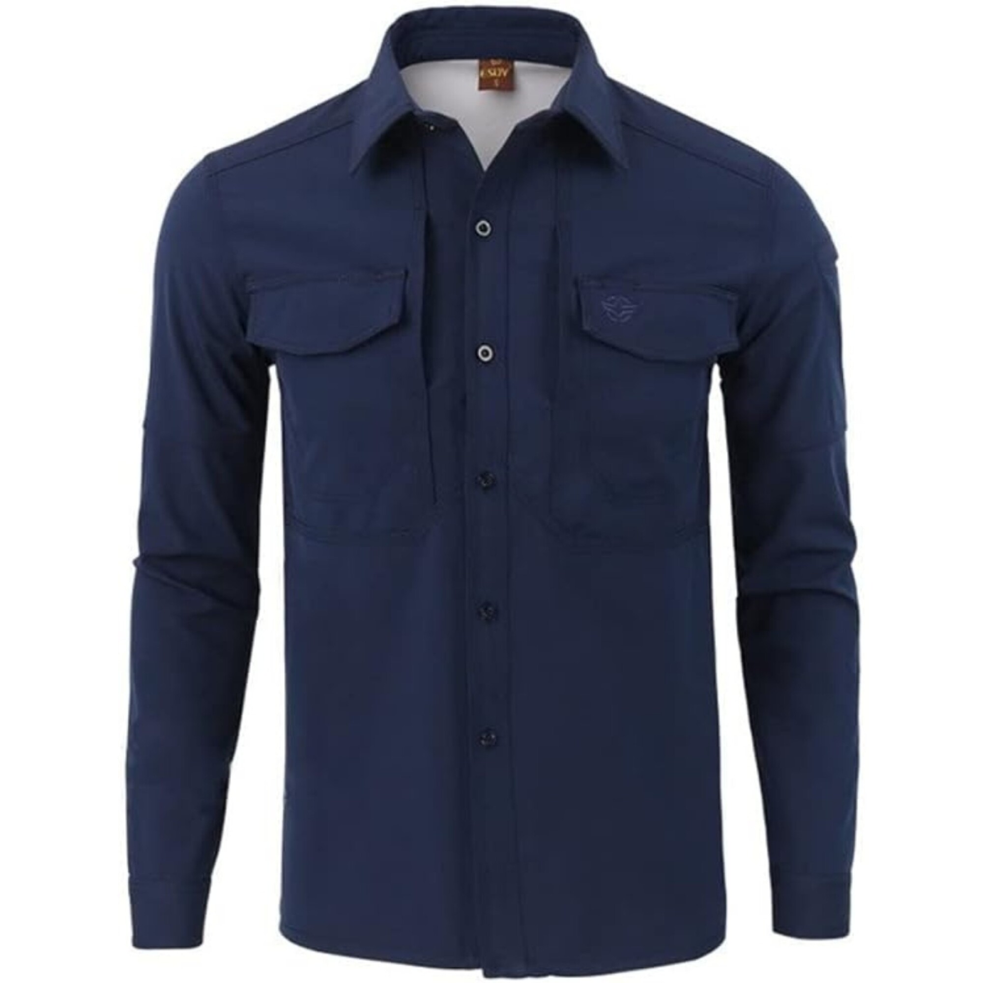 Camisa táctica con interior afelpado - Azul — Aventureros
