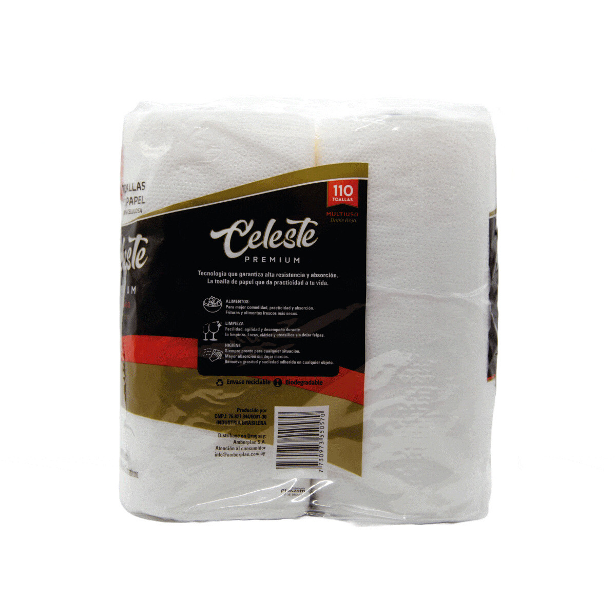 ROLLO COCINA X 2 CELESTE 55 PAÑOS 19*22(12 PACKS) — Suchina