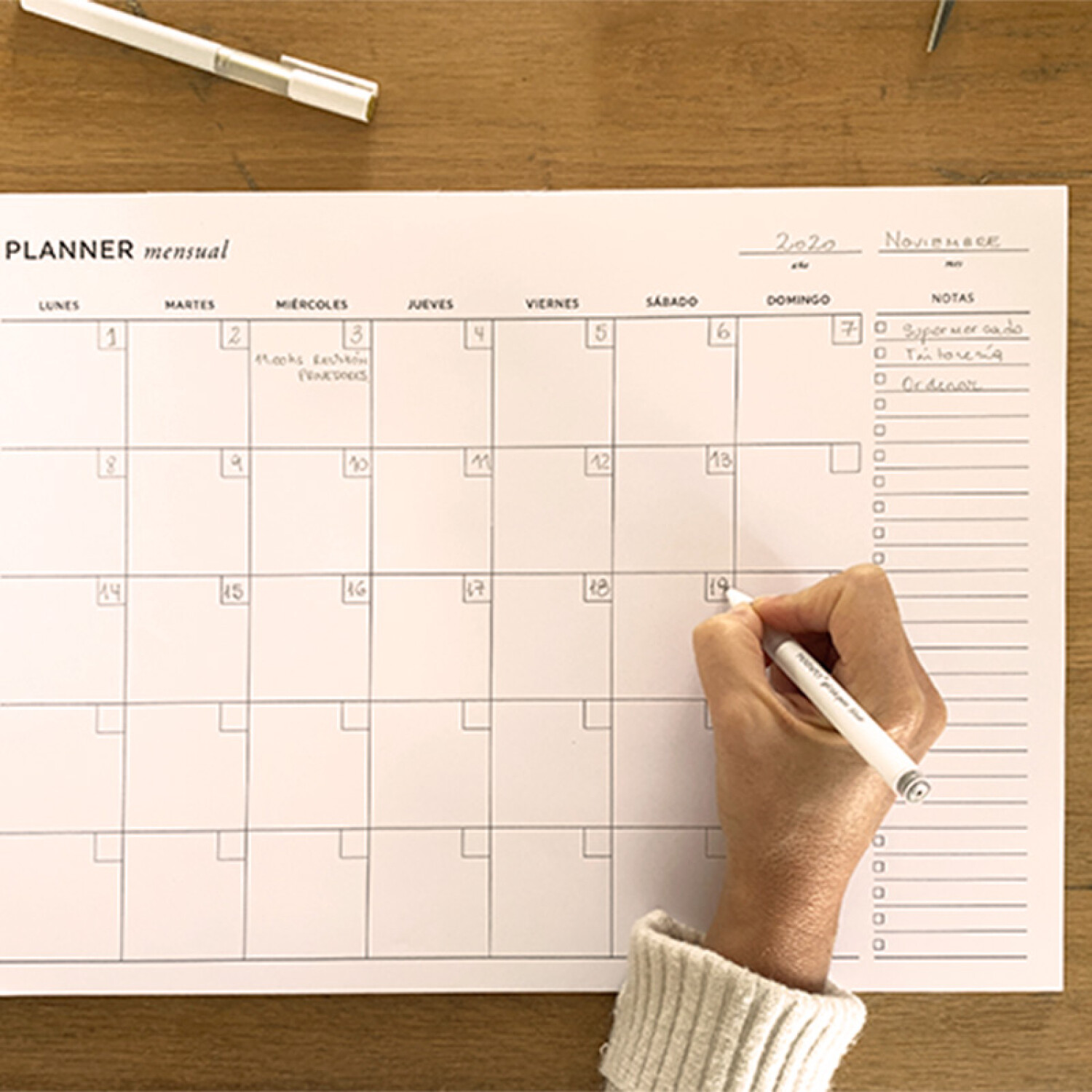 Planner Mensual — Organiza Simple