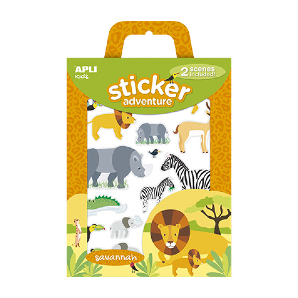 Sticker Adventure Apli sabana — Infantozzi