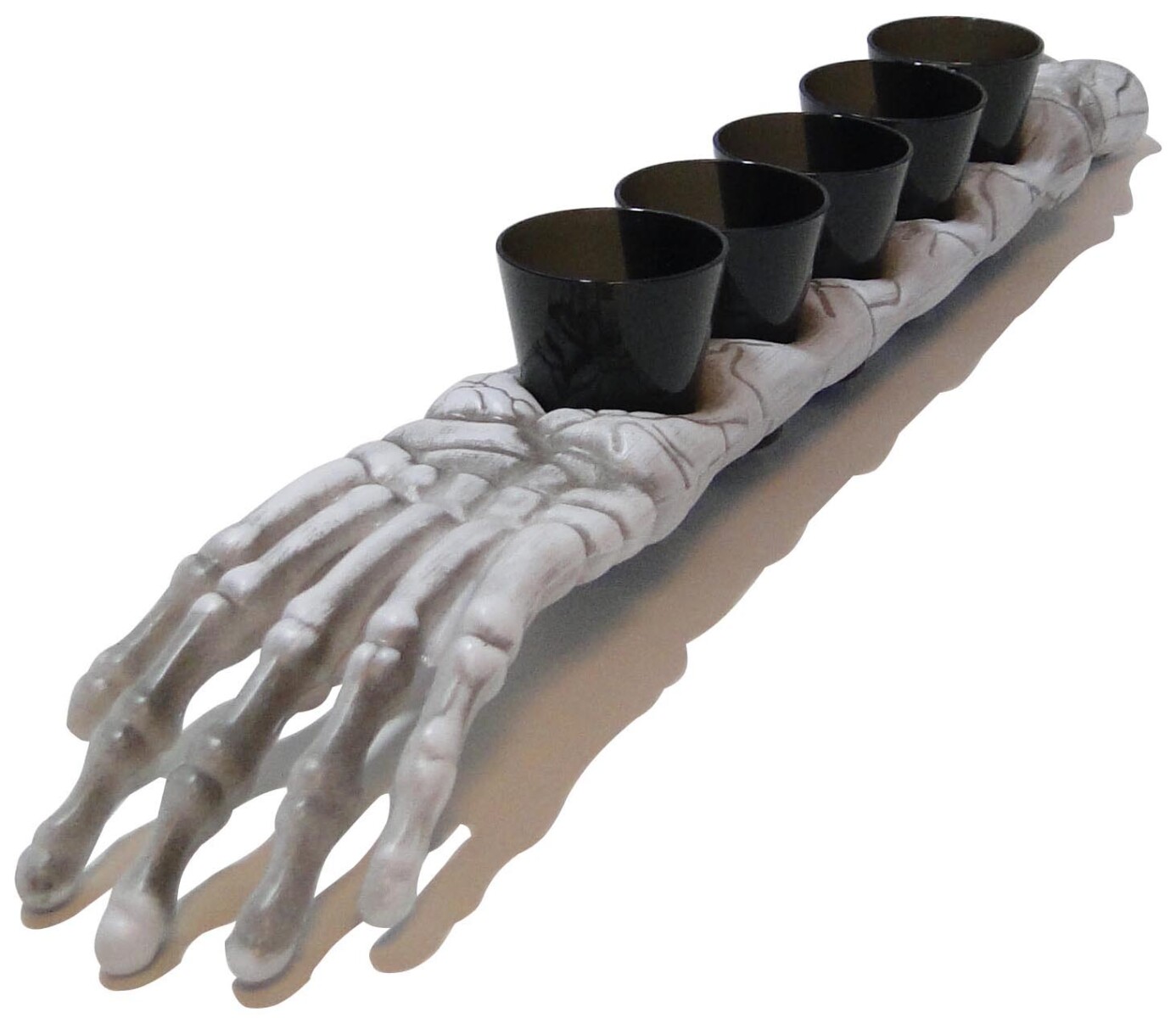 VASO SHOT SET X5PCS DE TRAGO CORTO EN BRAZO ESQUELETO — El Clon