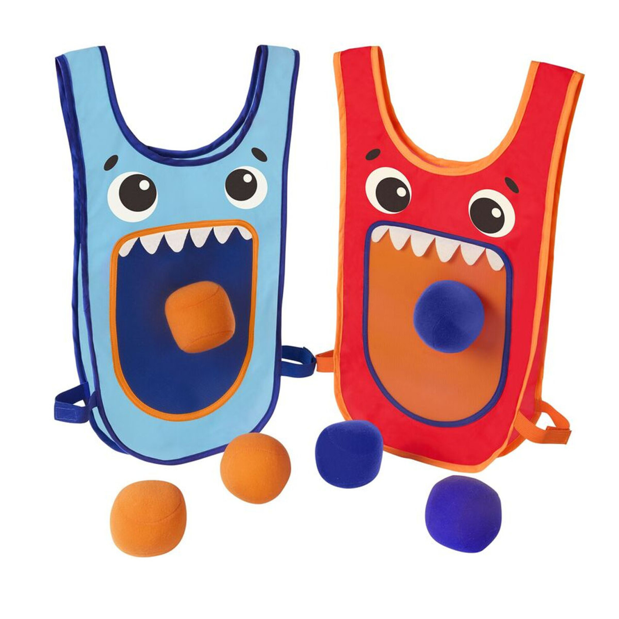Chalecos velcro de juego con 6 Monster Tag bolas B. Toys — Los Reyes Magos
