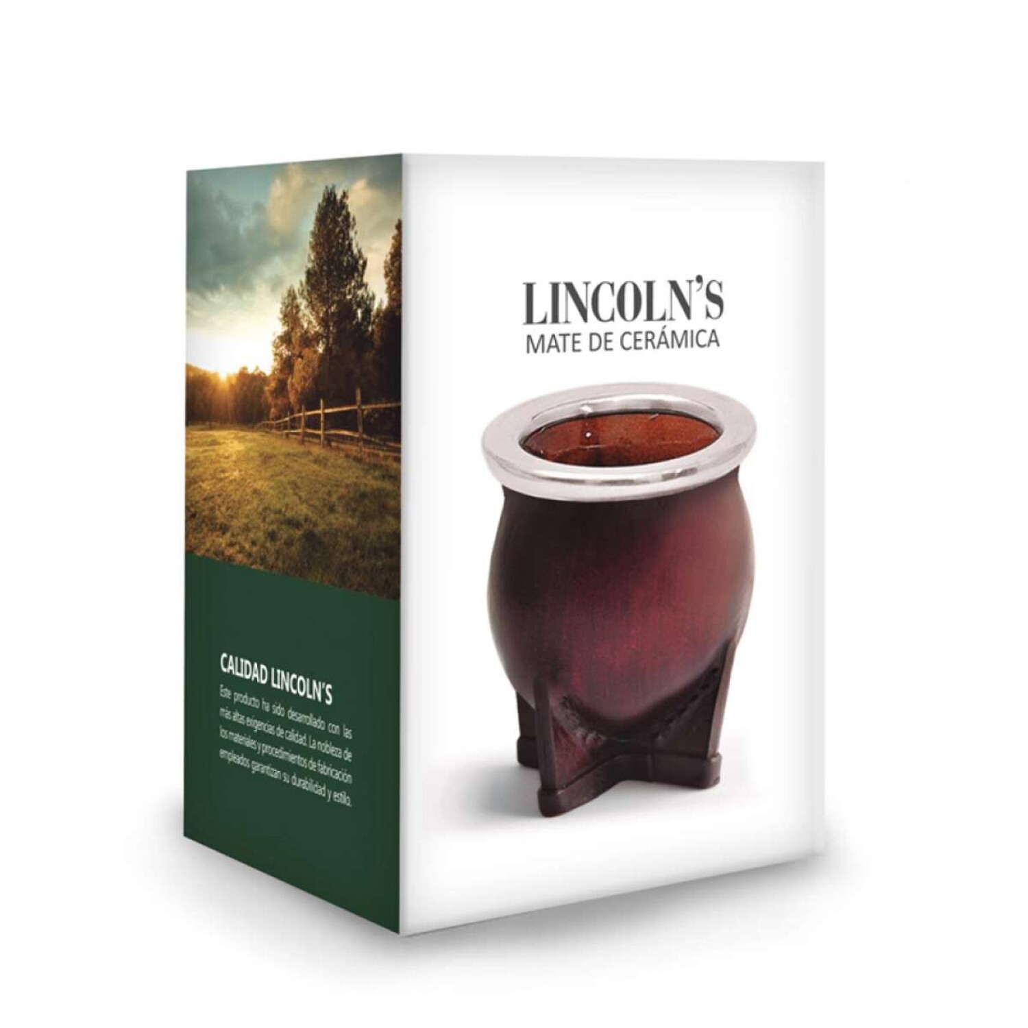 Mate de Cerámica Chico delta - Engrasado Negro — Tienda Soy Santander