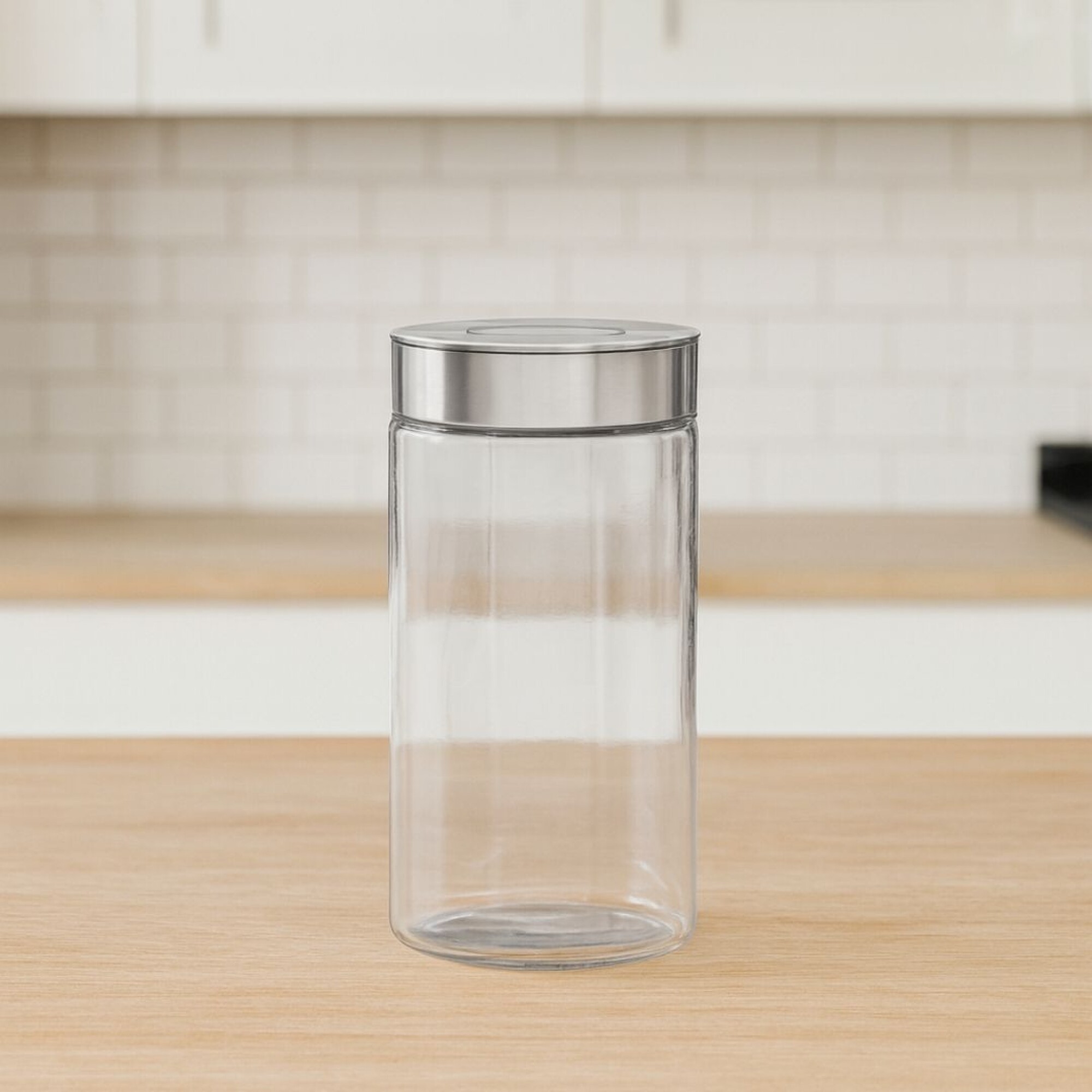FRASCO DE VIDRIO CON TAPA ACERO 1,4 LITROS TRAMONTINA — Todolandia