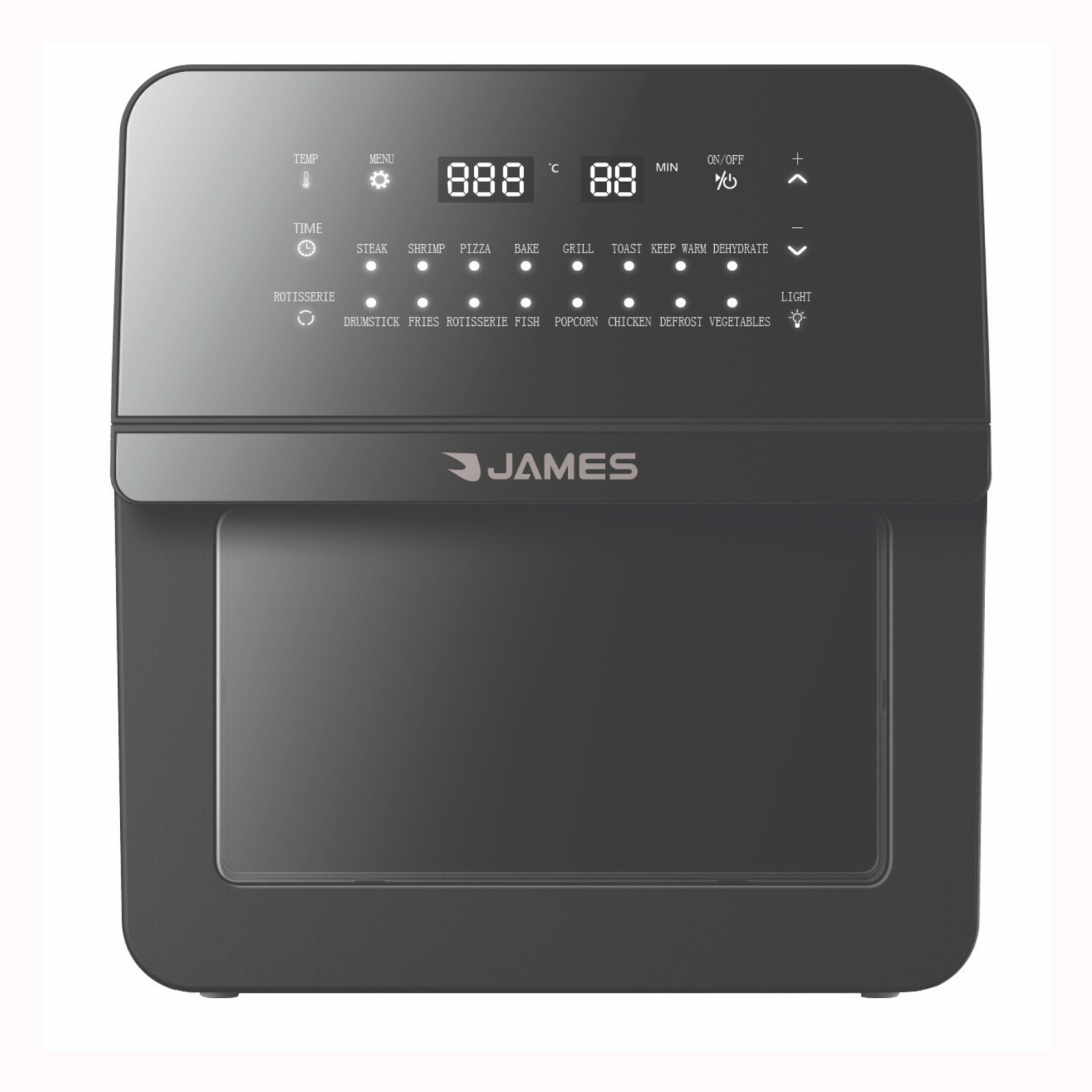 Horno Multifunción JAMES FJ-AF-16 16LTS 1700W - Negro — Tienda Soy Santander
