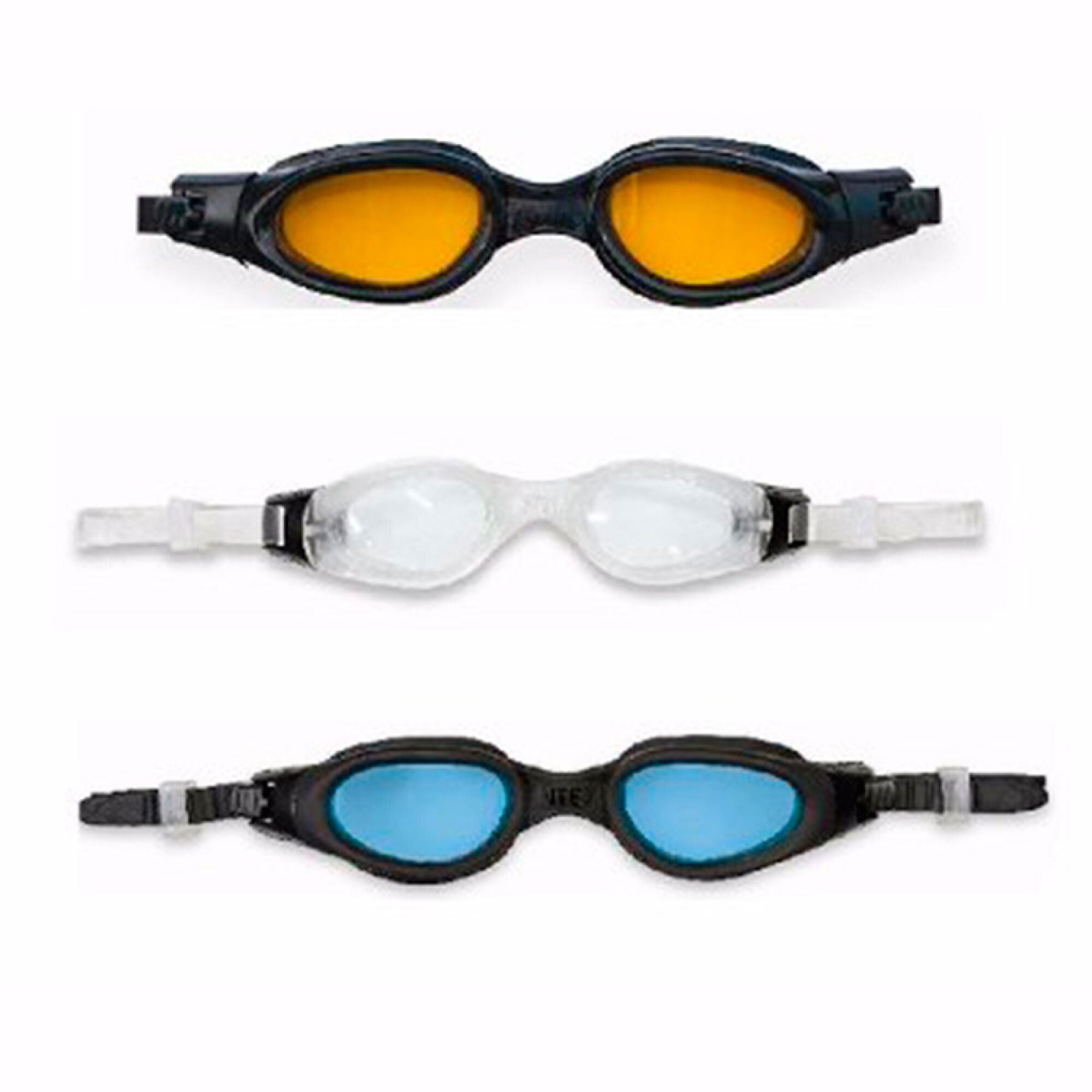 INTEX LENTES DE NATACION PROFESIONALES PRO MASTER LATEX FREE TEMPLADOS ...