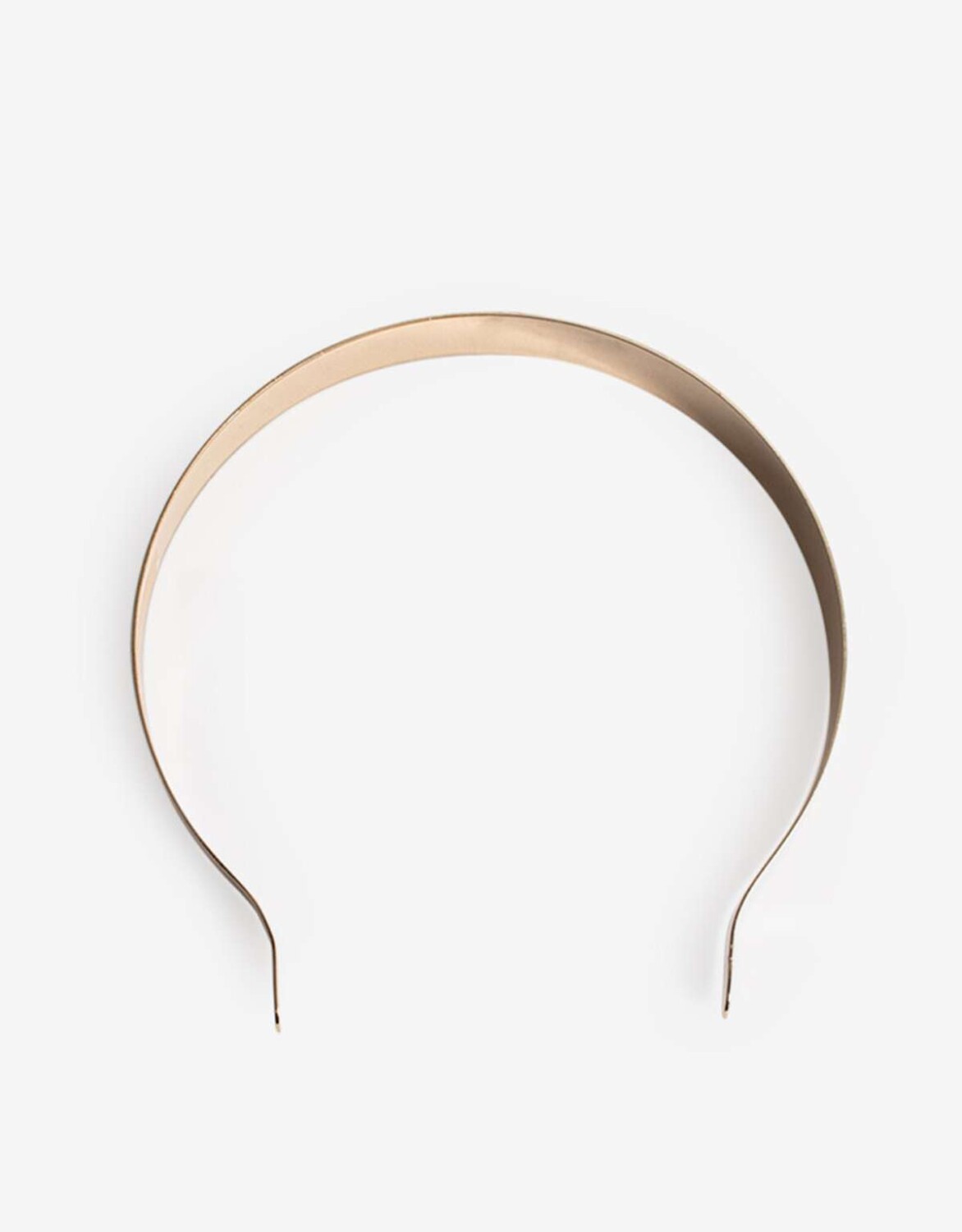 Vincha Rígida De Metal. - Dorado — Tienda Soy Santander