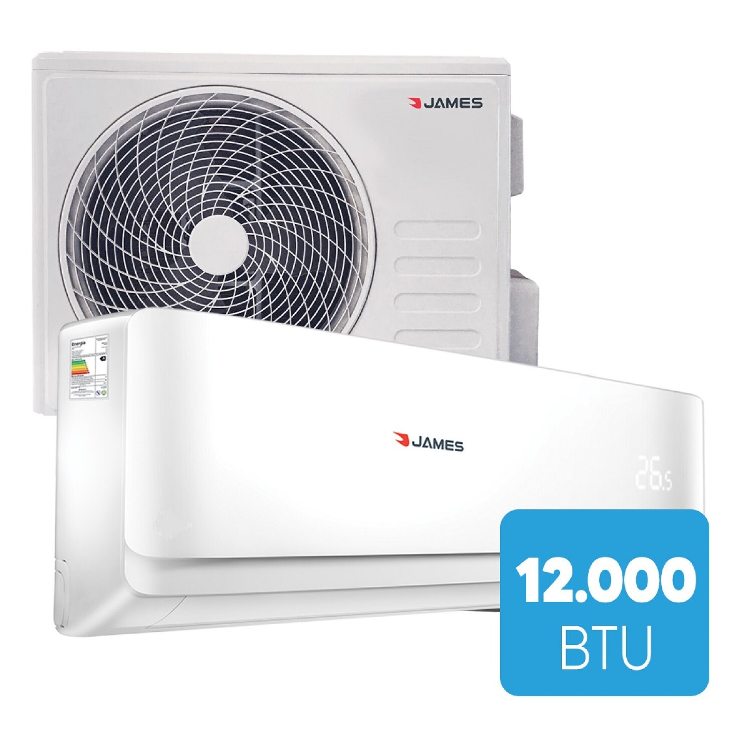 Aire Acondicionado James Split Frío/calor 12000 Btu Blanco — La Tentación