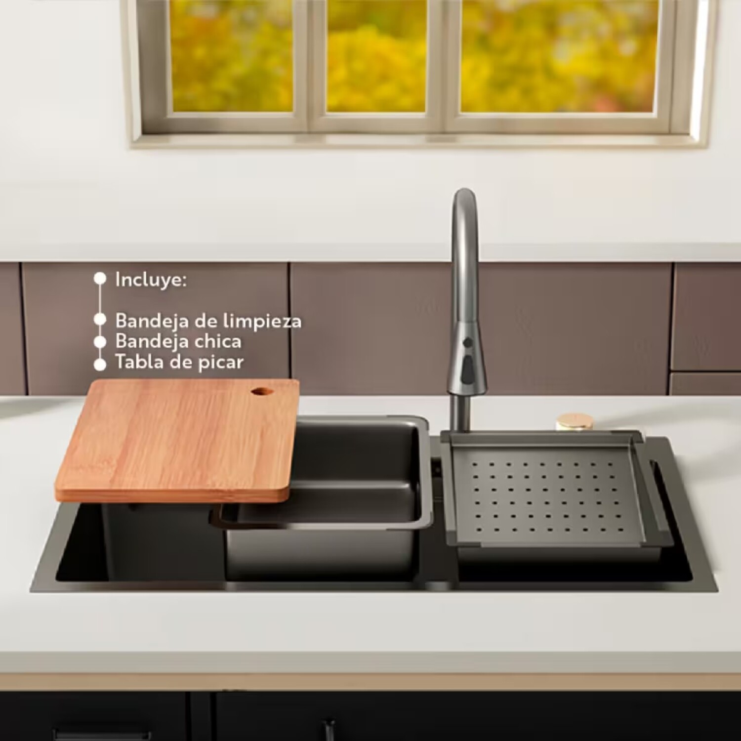 Pileta De Cocina Dream Plus C/grifo 75x45 Dmc — Loysa