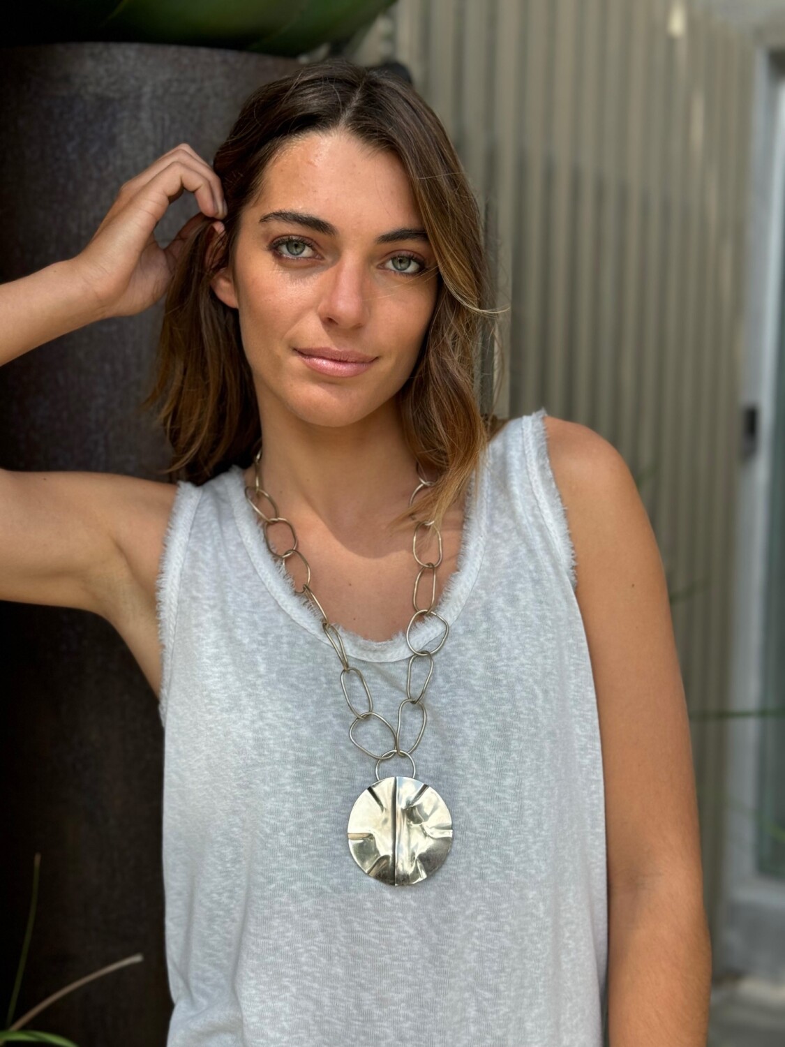 COLLAR GENARA - PLATEADO — Panthai