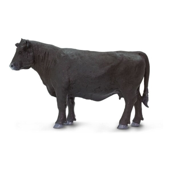 Safari Vaca Angus Vaquita Cow Granja Figura Coleccion — Atrix