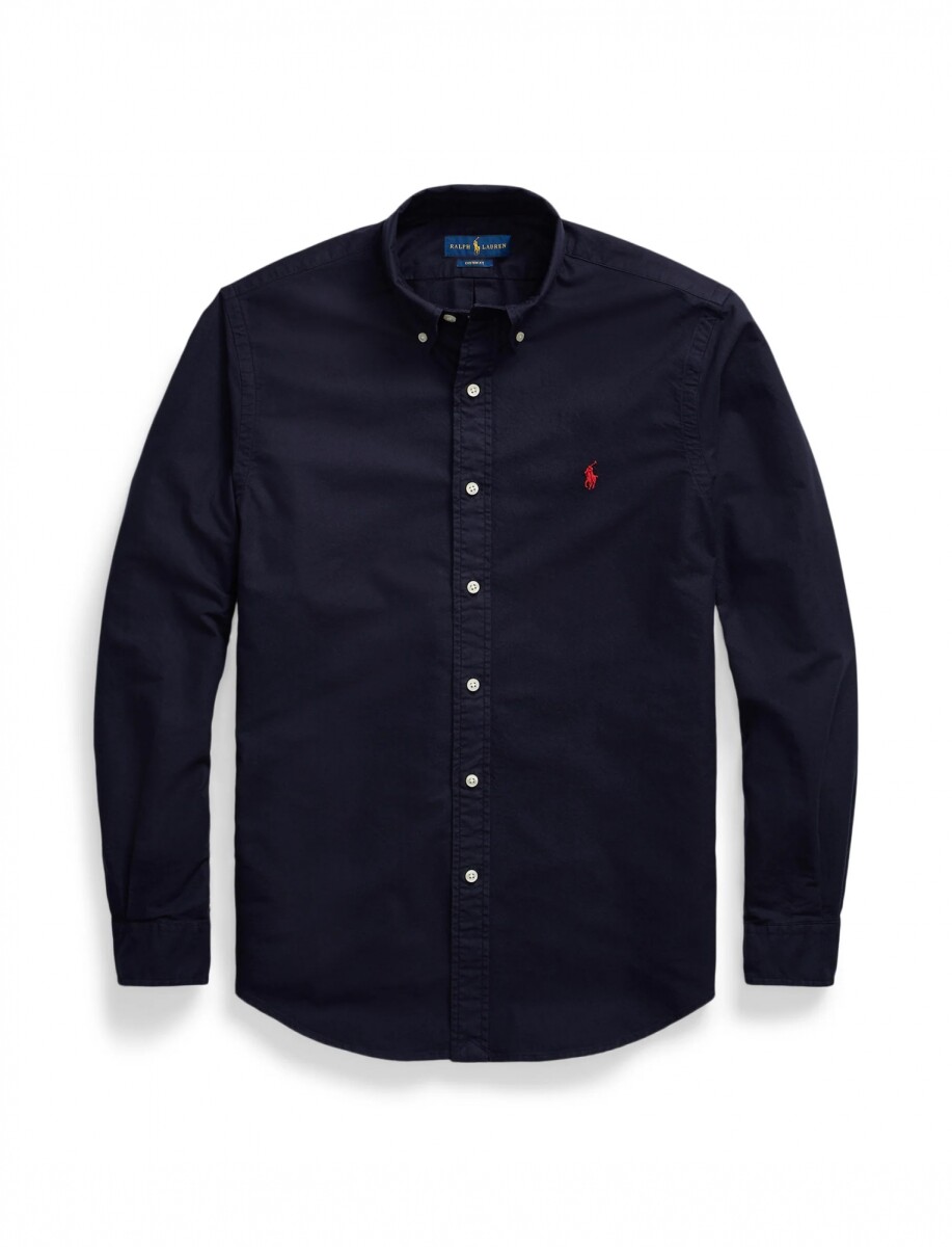 Camisa Oxford Polo Ralph Lauren - Azul marino — Club House