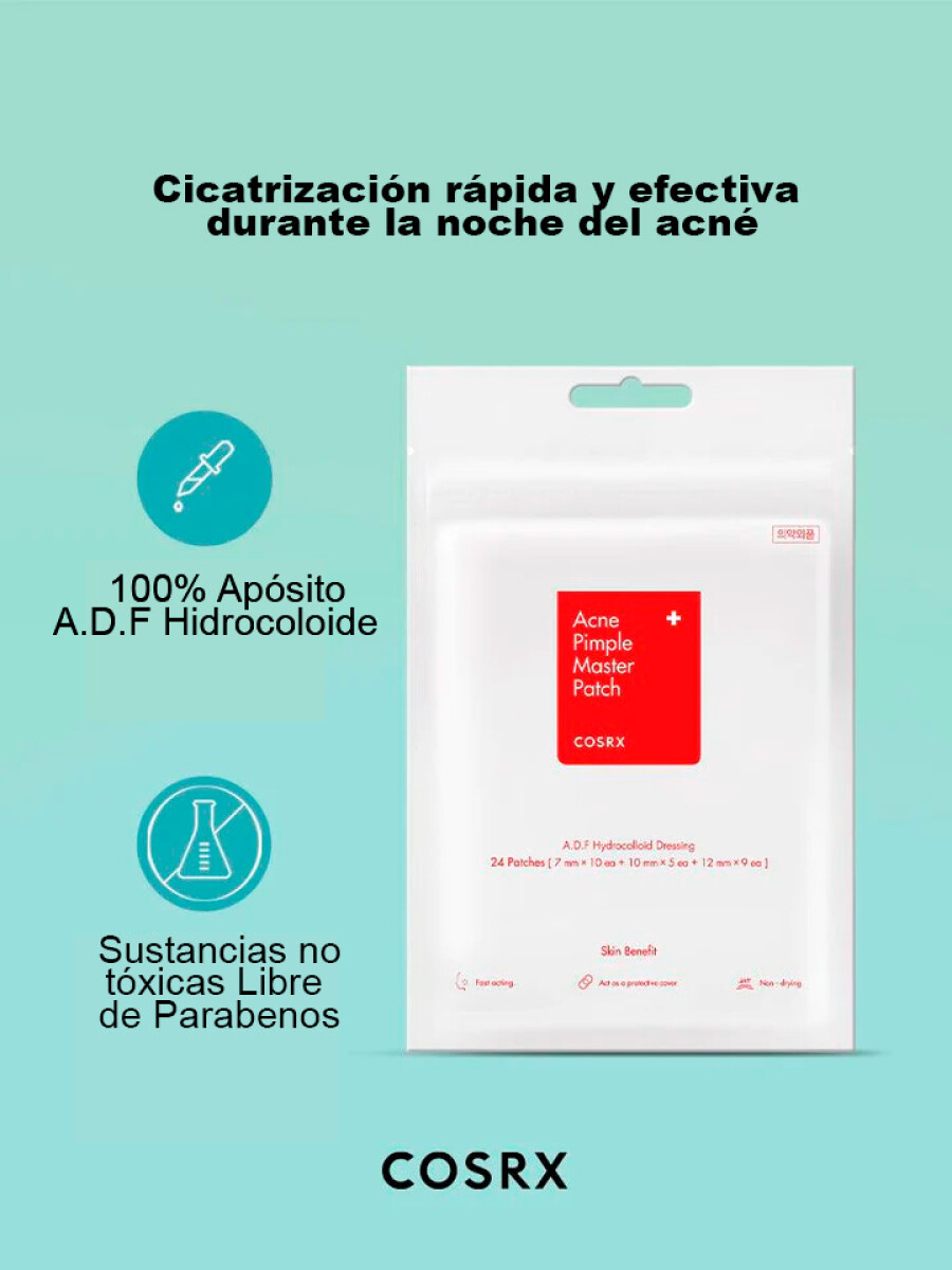 ACNE PIMPLE MASTER PATCH COSRX - Parches curativos para granos/acné ...
