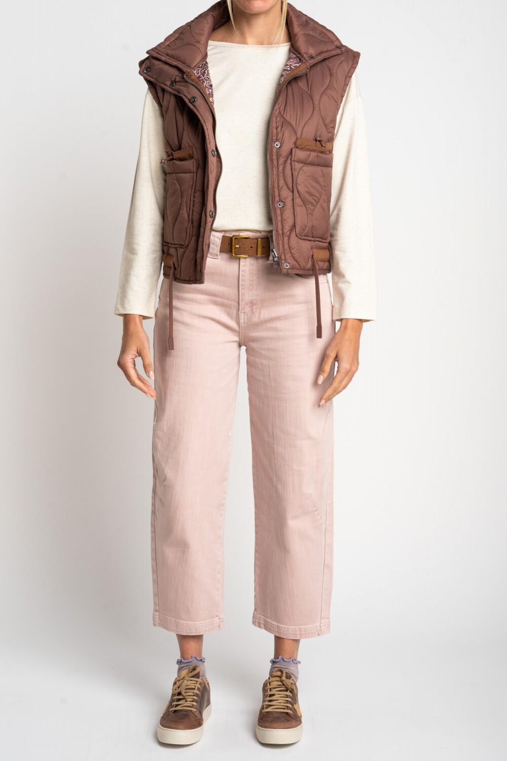 Chaleco Reversible - Marrón — Lemon