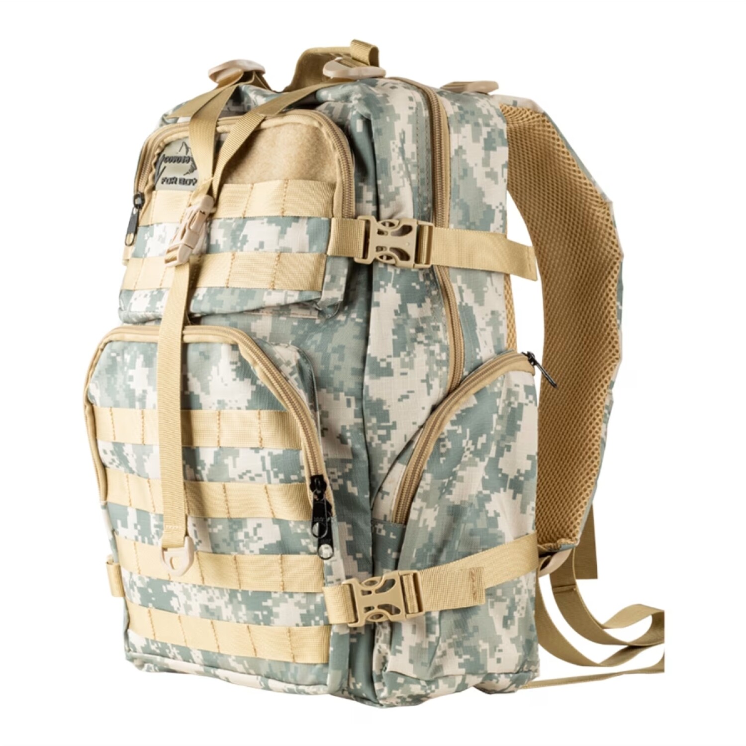 Mochila Coyote 35L calidad superior - Fox Boy - Pixelado — Aventureros