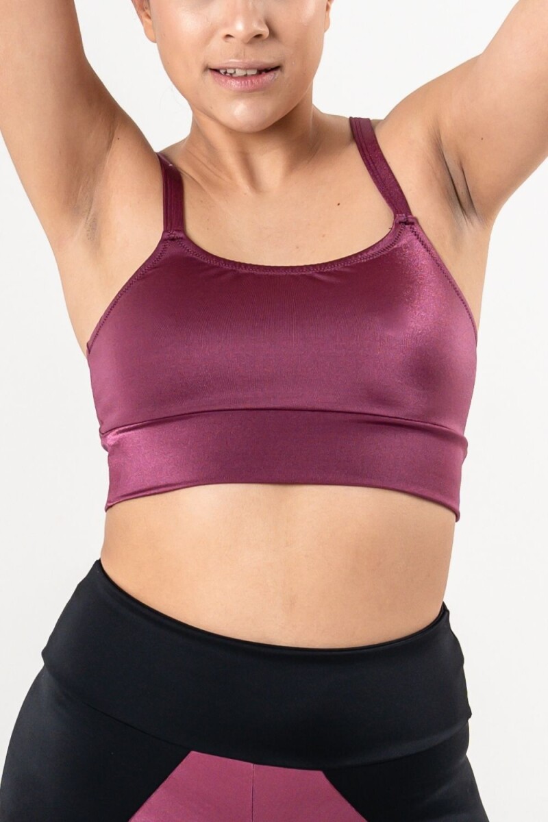Top básico deportivo Sally - Magenta — Contigo Íntima