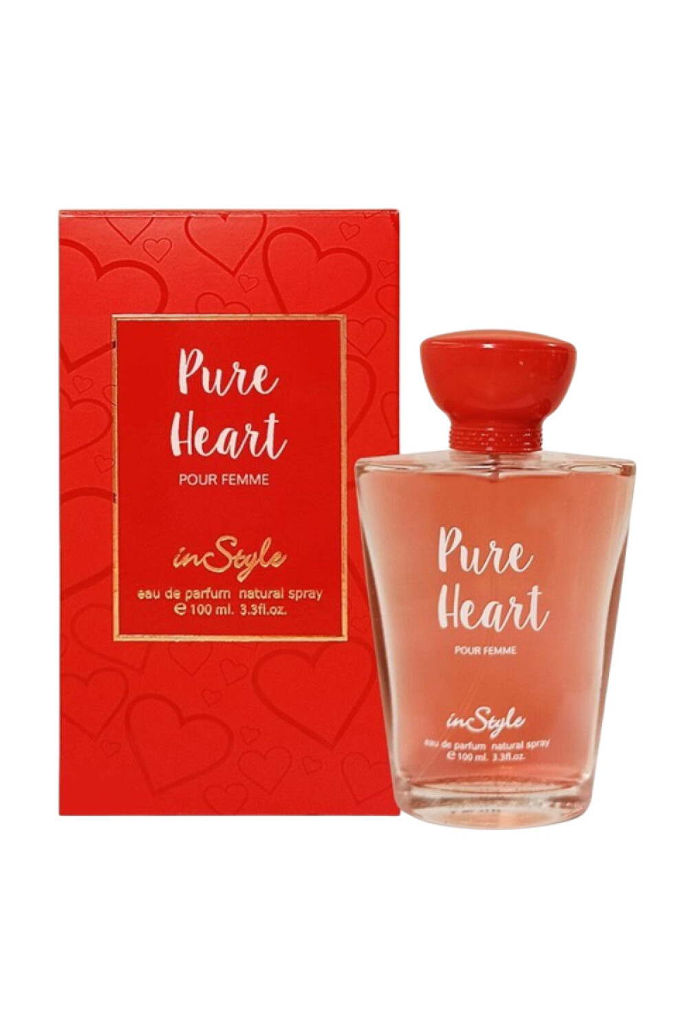 Perfume Pure Heart 100ml - rojo — Canva Store