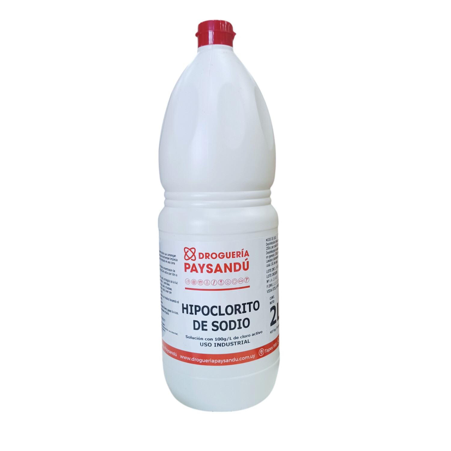 Hipoclorito de Sodio - 2L — Droguería Paysandú